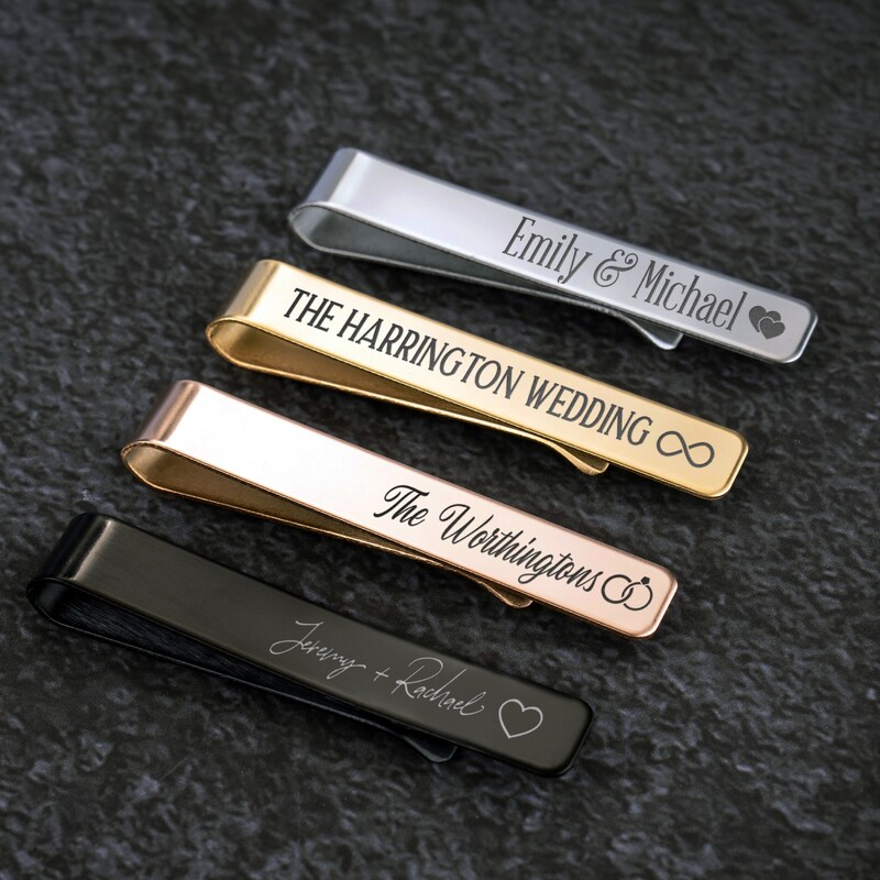 Personalized Tie Clip - Etsy