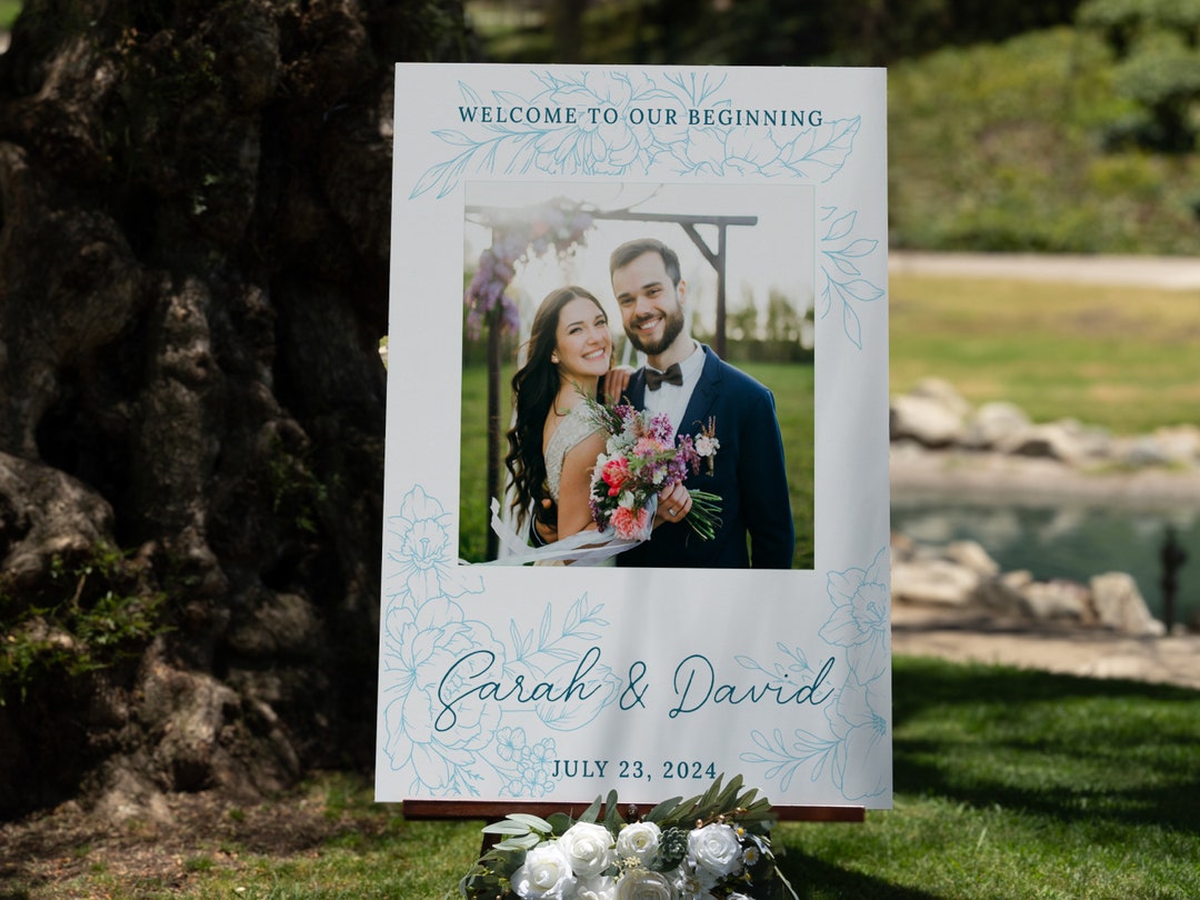 Wedding Sign, Wedding Photo Sign, Wedding Welcome Sign, Sign for ...