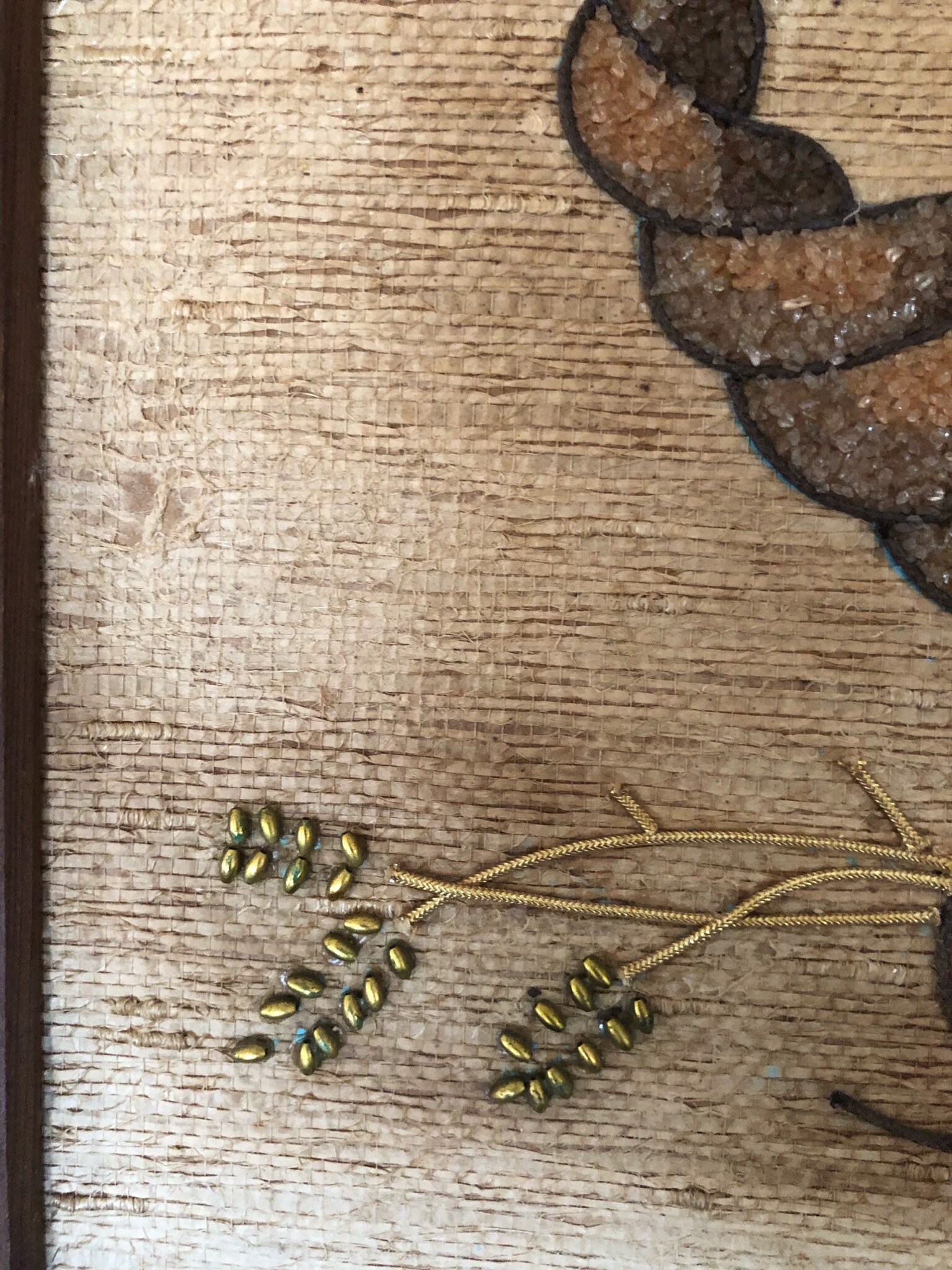 Vintage Mid Century Modern Gravel Art Mosaic of a Cornucopia - Etsy