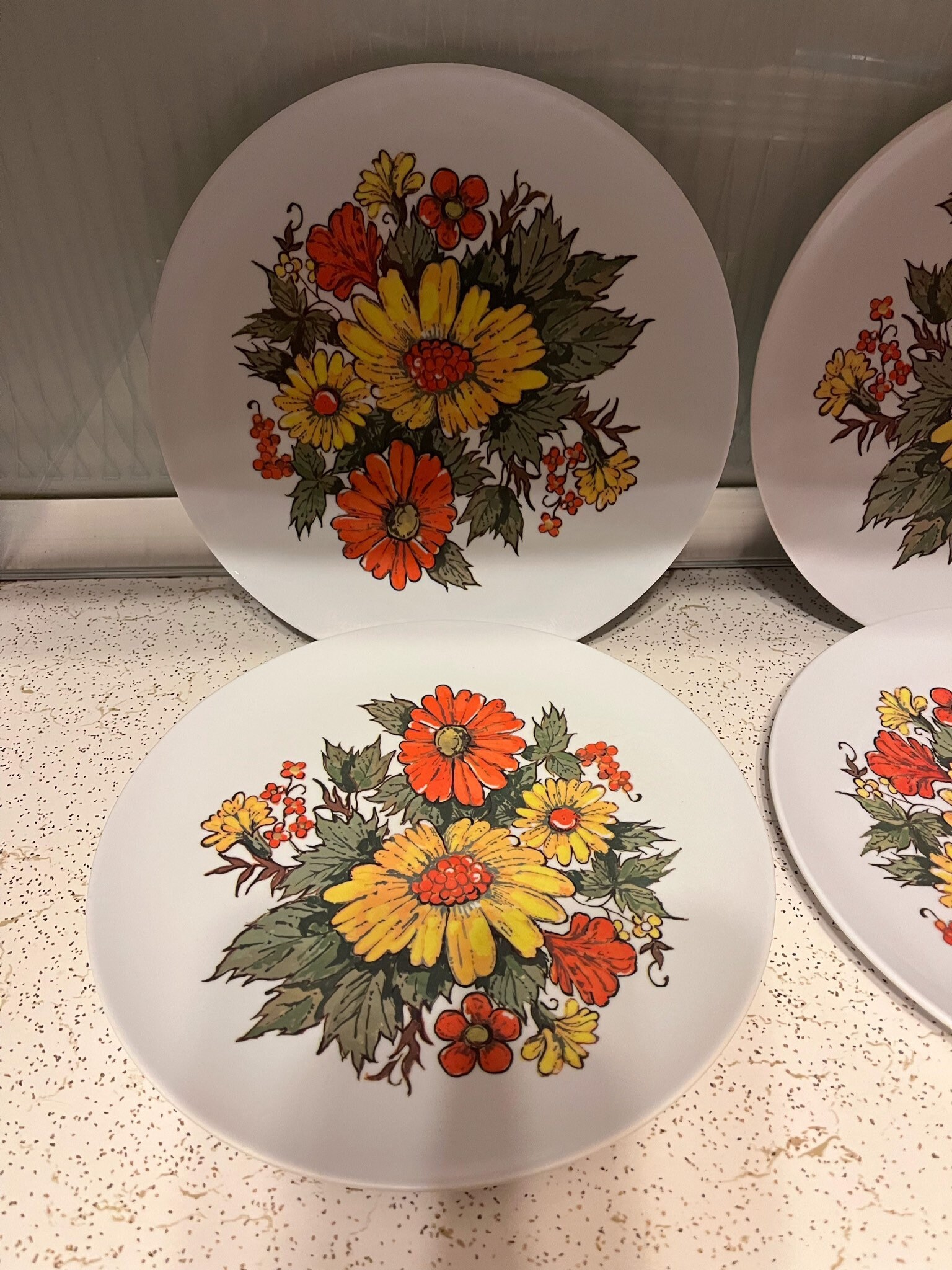 Vintage Seventies 6 Piece Texas Ware Melamine Dinner Plates - Etsy