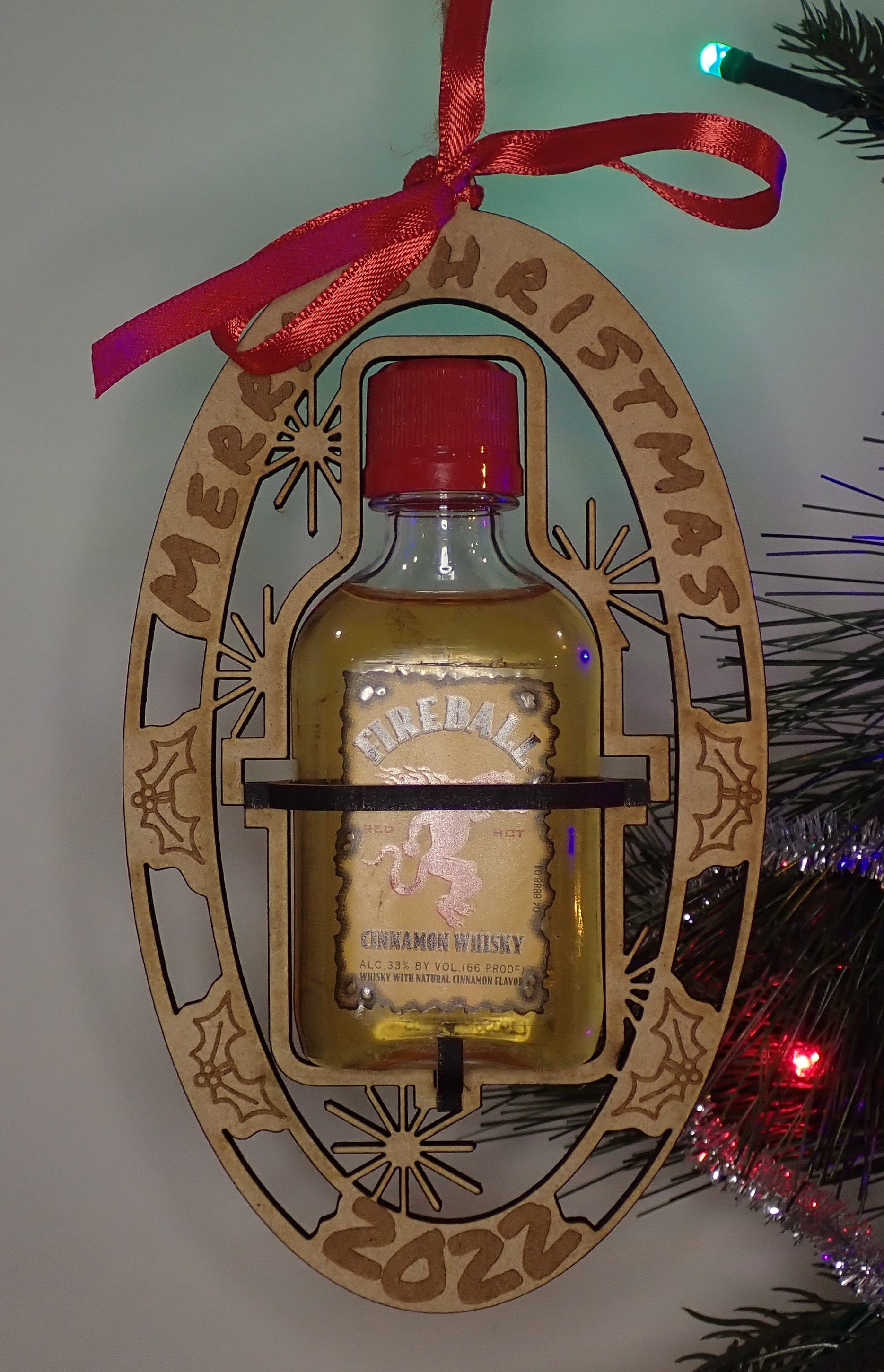 Digital Download for Fireball Mini Bottle Oval Christmas - Etsy