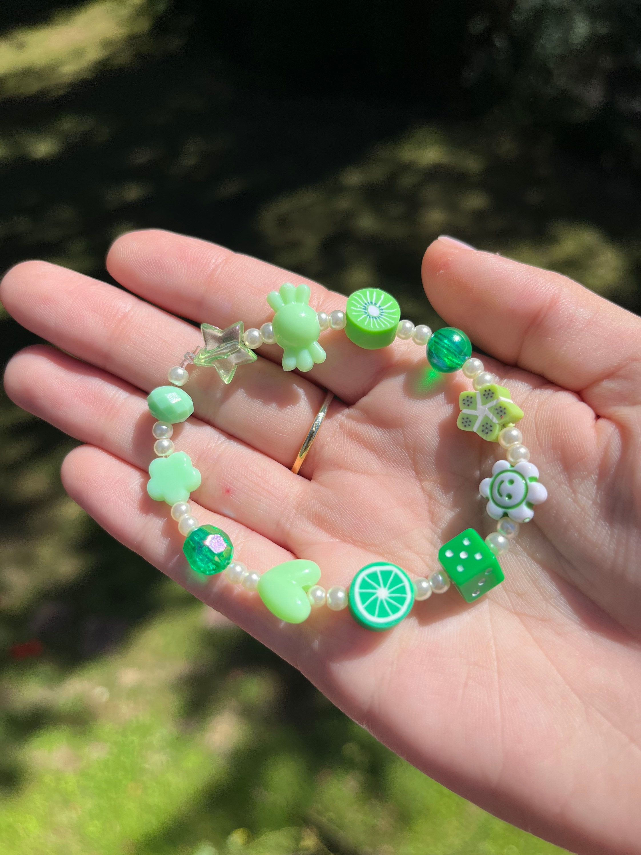 Y2K Bracelets, 6 Different Styles With Pearl Spacer Beads - Etsy