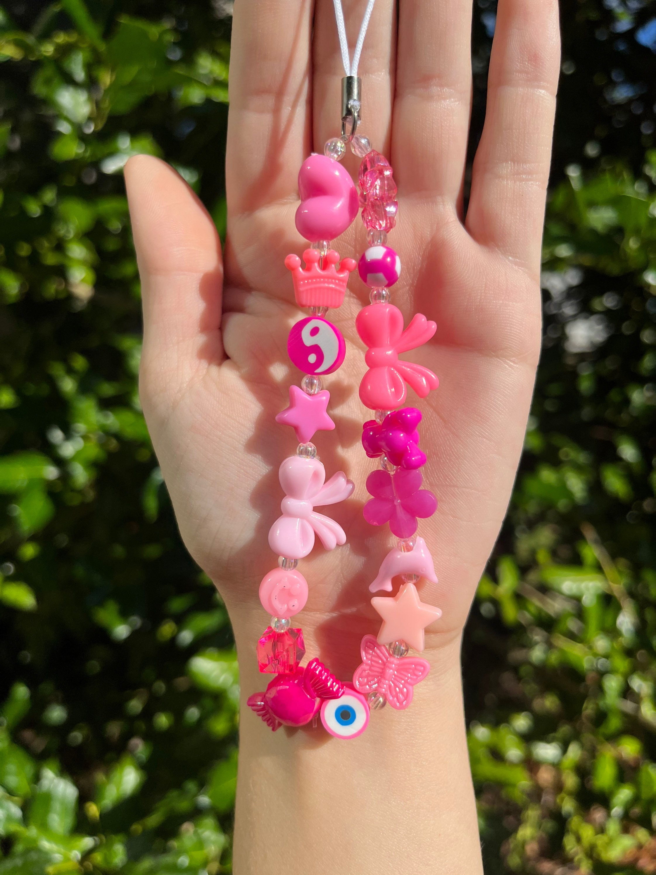 Y2K Phone Charms 8 Different Styles With Iridescent Pearl - Etsy