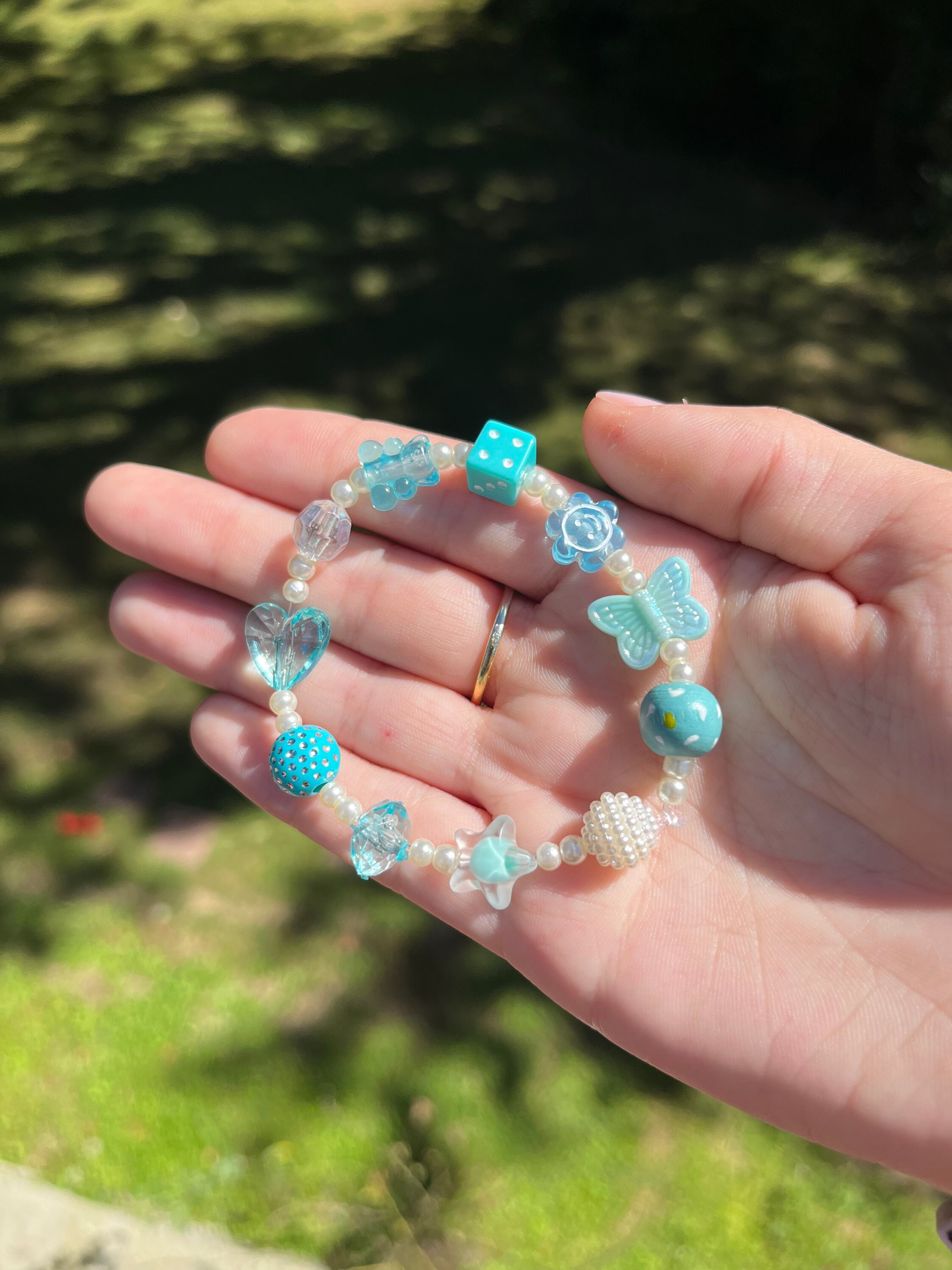 Y2K Bracelets, 6 Different Styles With Pearl Spacer Beads - Etsy