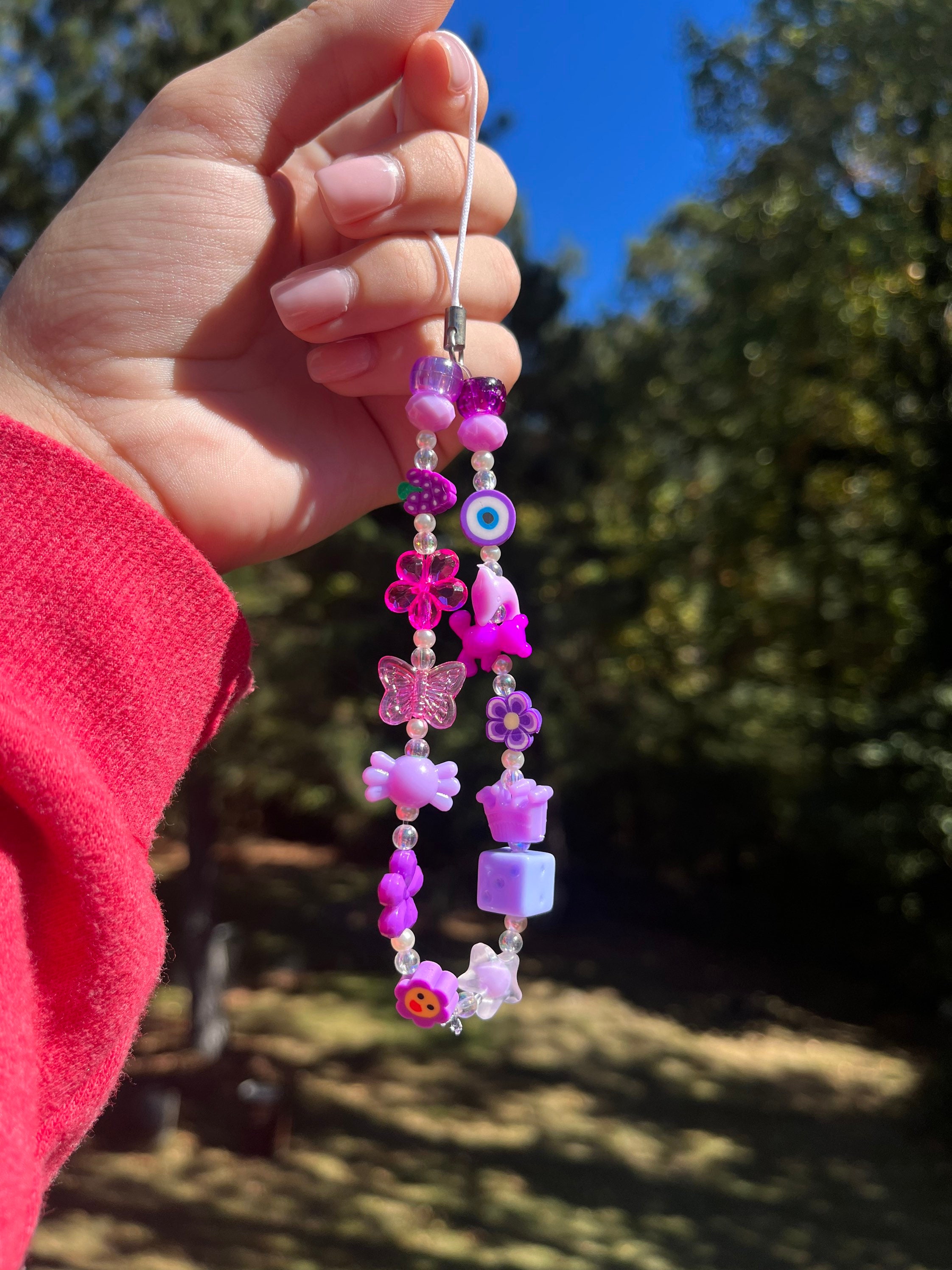 Y2K Phone Charms 8 Different Styles With Iridescent Pearl - Etsy