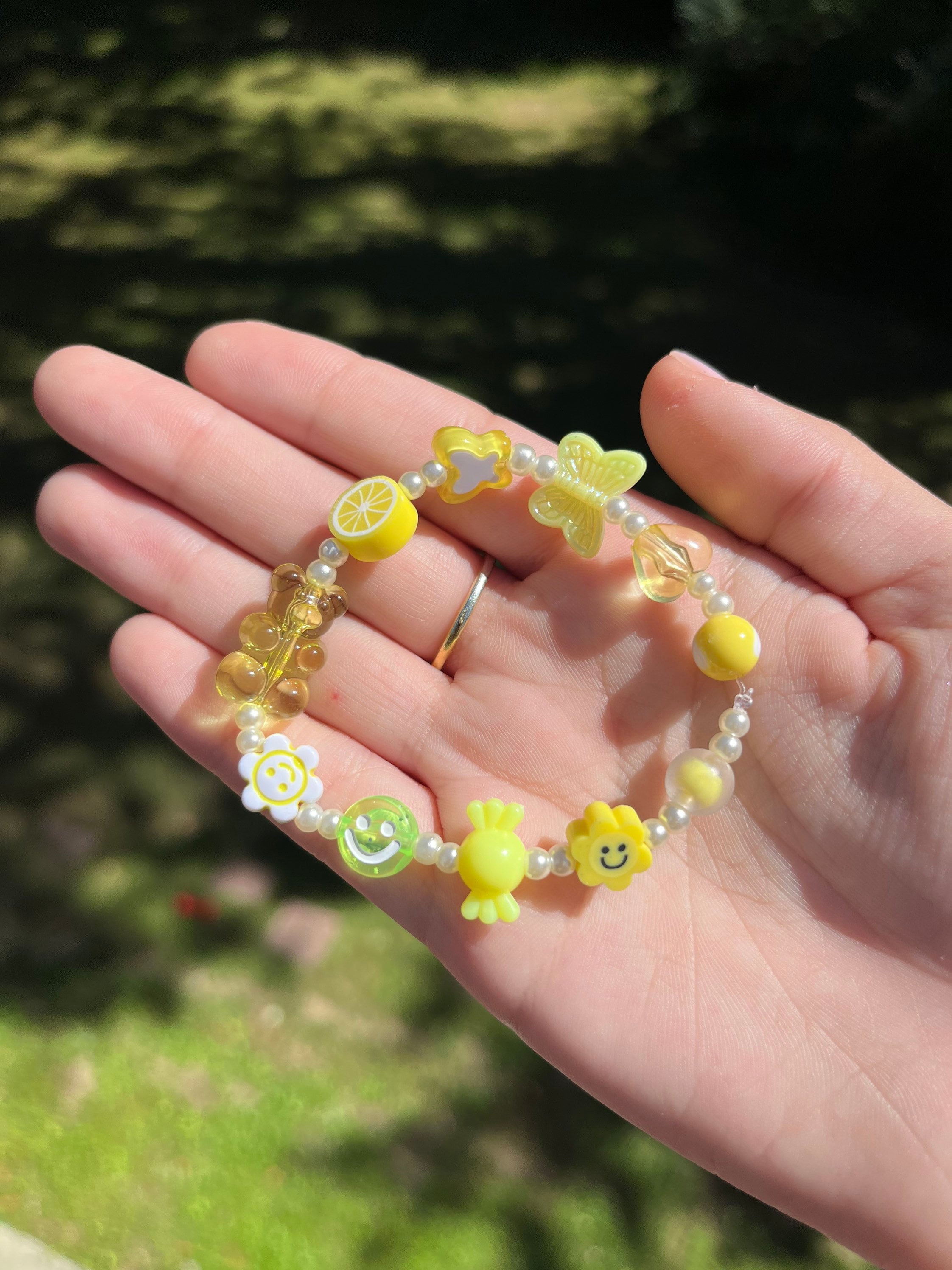 Y2K Bracelets, 6 Different Styles With Pearl Spacer Beads - Etsy