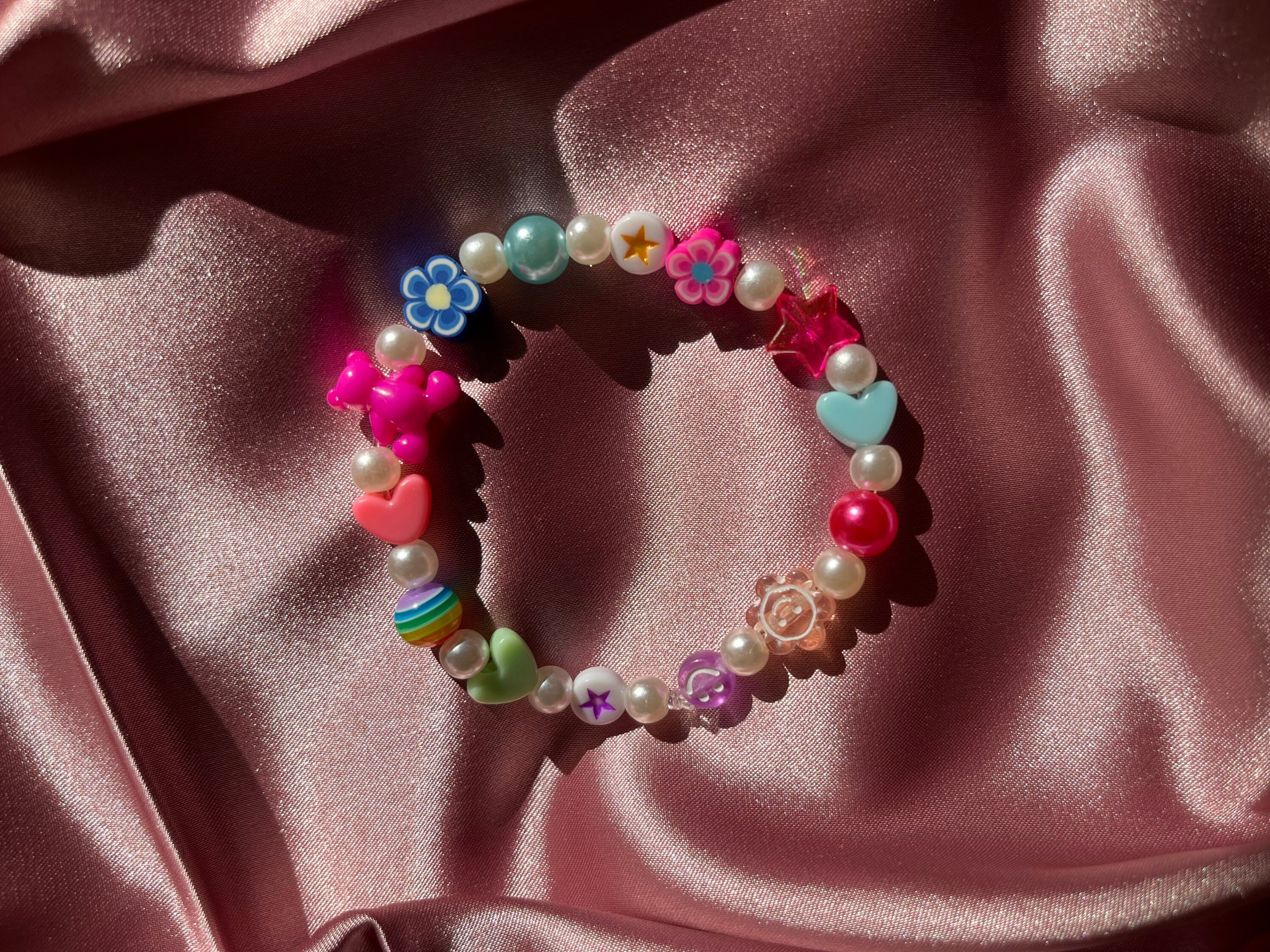 Y2K Bracelets, 6 Different Styles With Pearls/gold Beads - Etsy