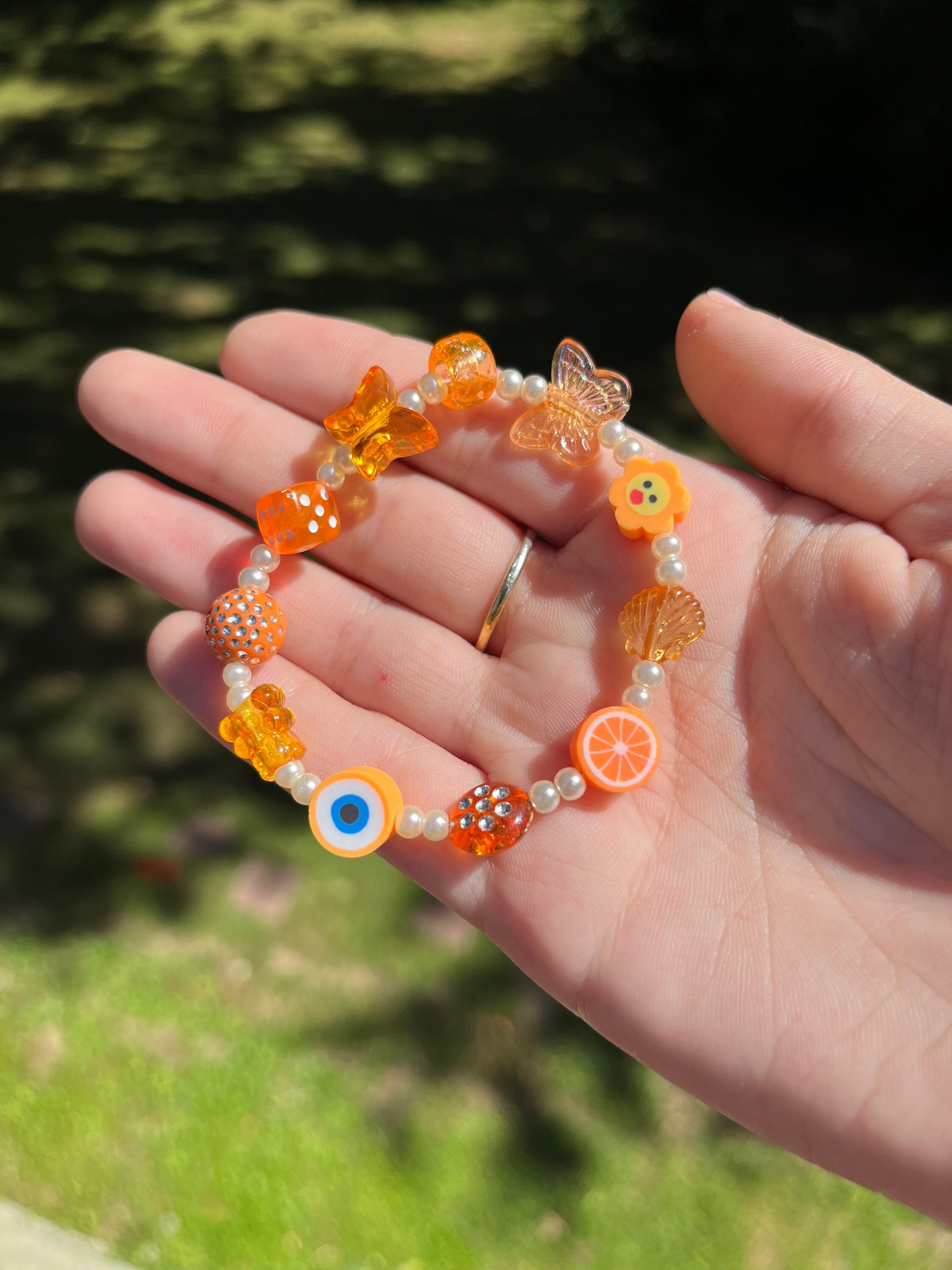 Y2K Bracelets, 6 Different Styles With Pearl Spacer Beads - Etsy