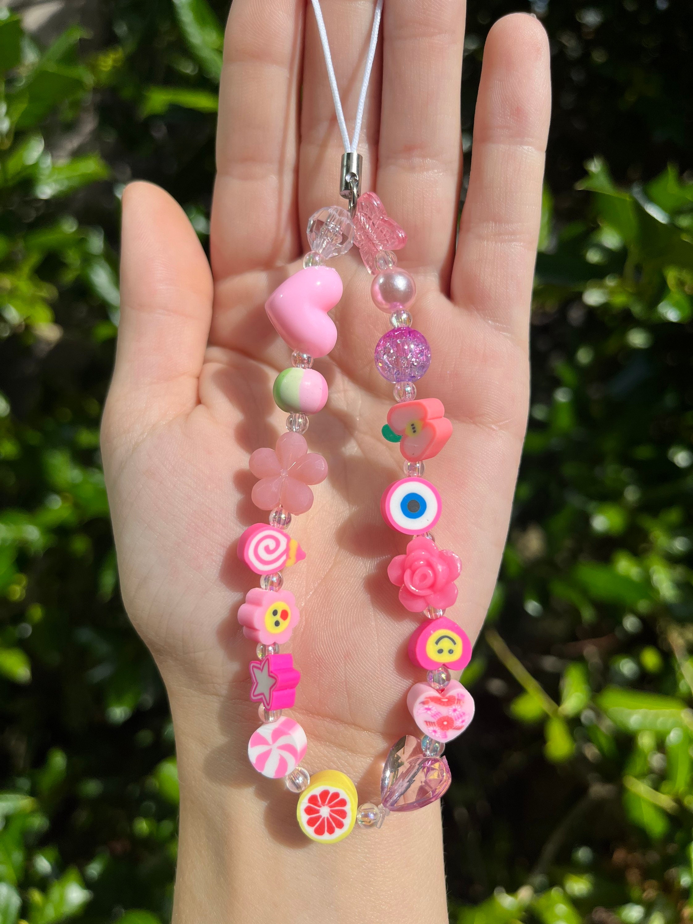 Y2K Phone Charms 8 Different Styles With Iridescent Pearl - Etsy