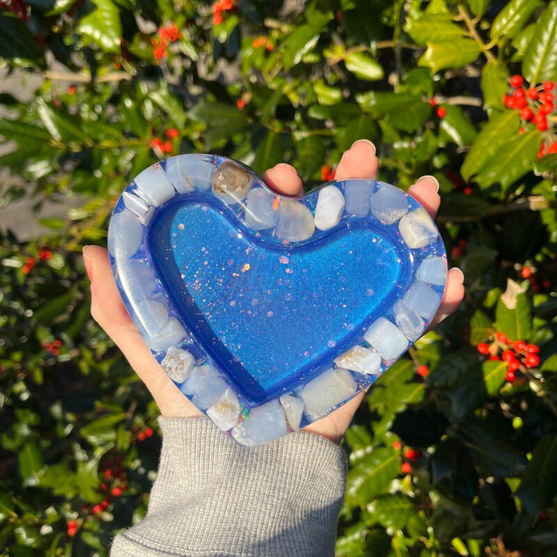 Resin Heart Ashtray - Etsy