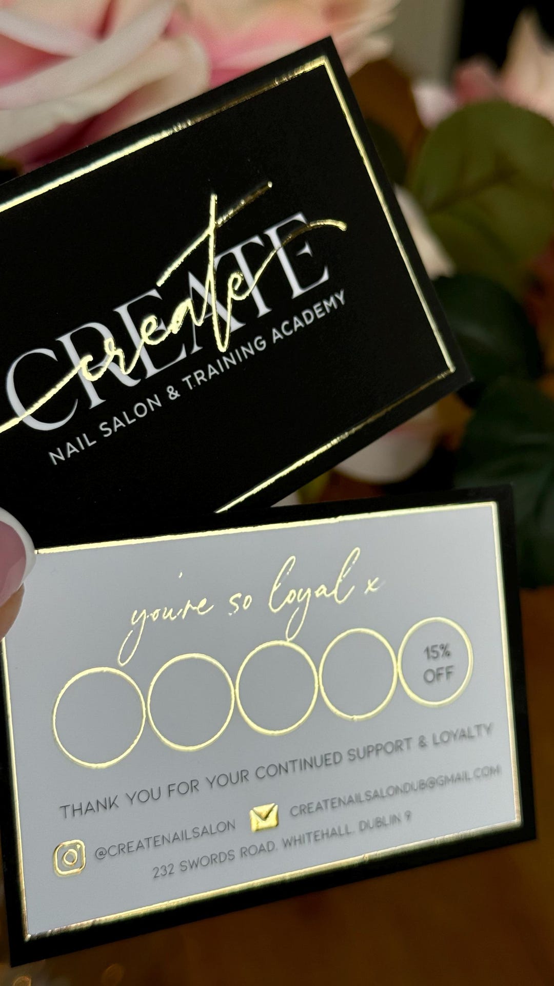 Gold or Silver Foil Loyalty Cards for Beauty Businesses | Aesthetics ...