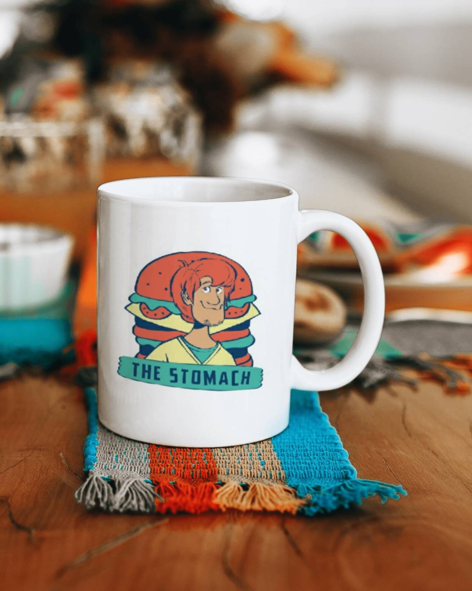 Scooby Doo Shaggy the Stomach Mug Ceramic Mug Coffee Mug Tea - Etsy