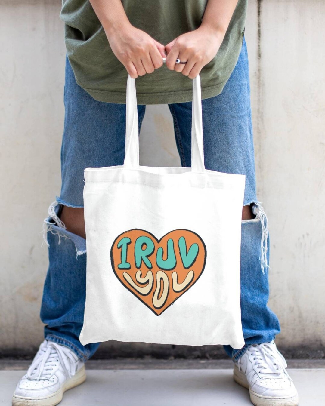 Scooby Doo I Ruv You Bag Tote Bag Shopping Bag Market Bag - Etsy