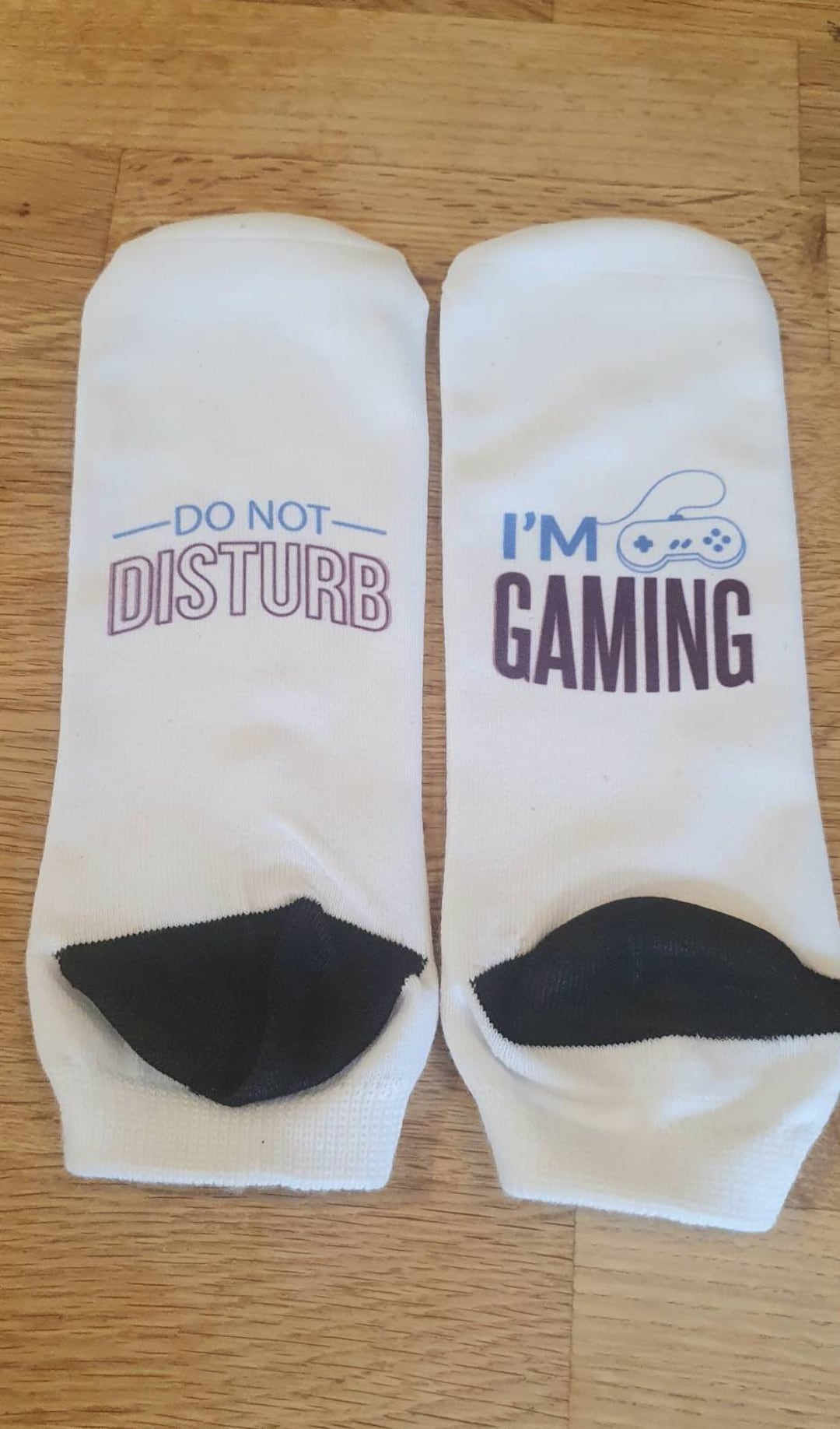 Do Not Disturb I'm Gaming Adult Trainer Socks Funny Socks - Etsy