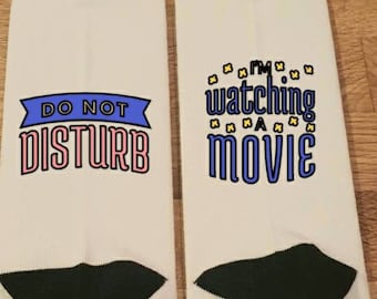 Do Not Disturb Socks, I'm Sleeping Socks, Funny Socks for Men, Funny ...