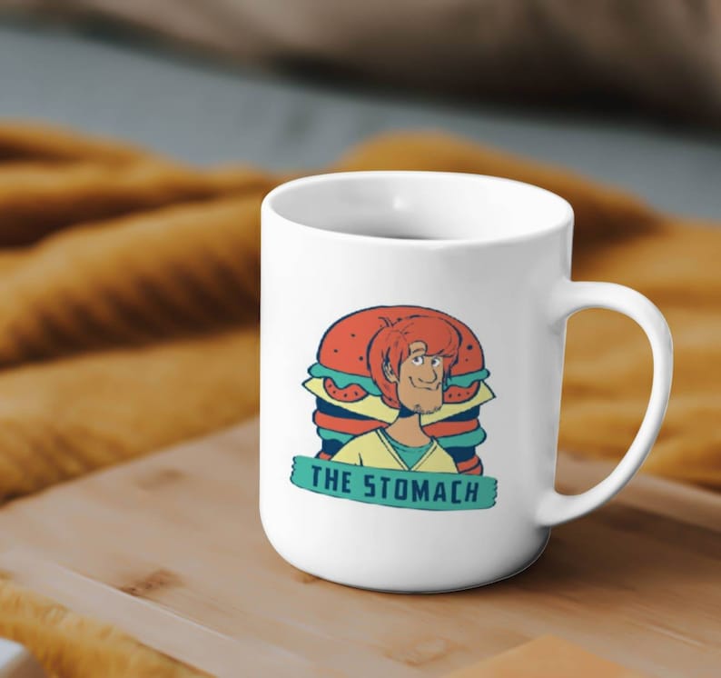 Scooby Doo Shaggy the Stomach Mug Ceramic Mug Coffee Mug Tea - Etsy