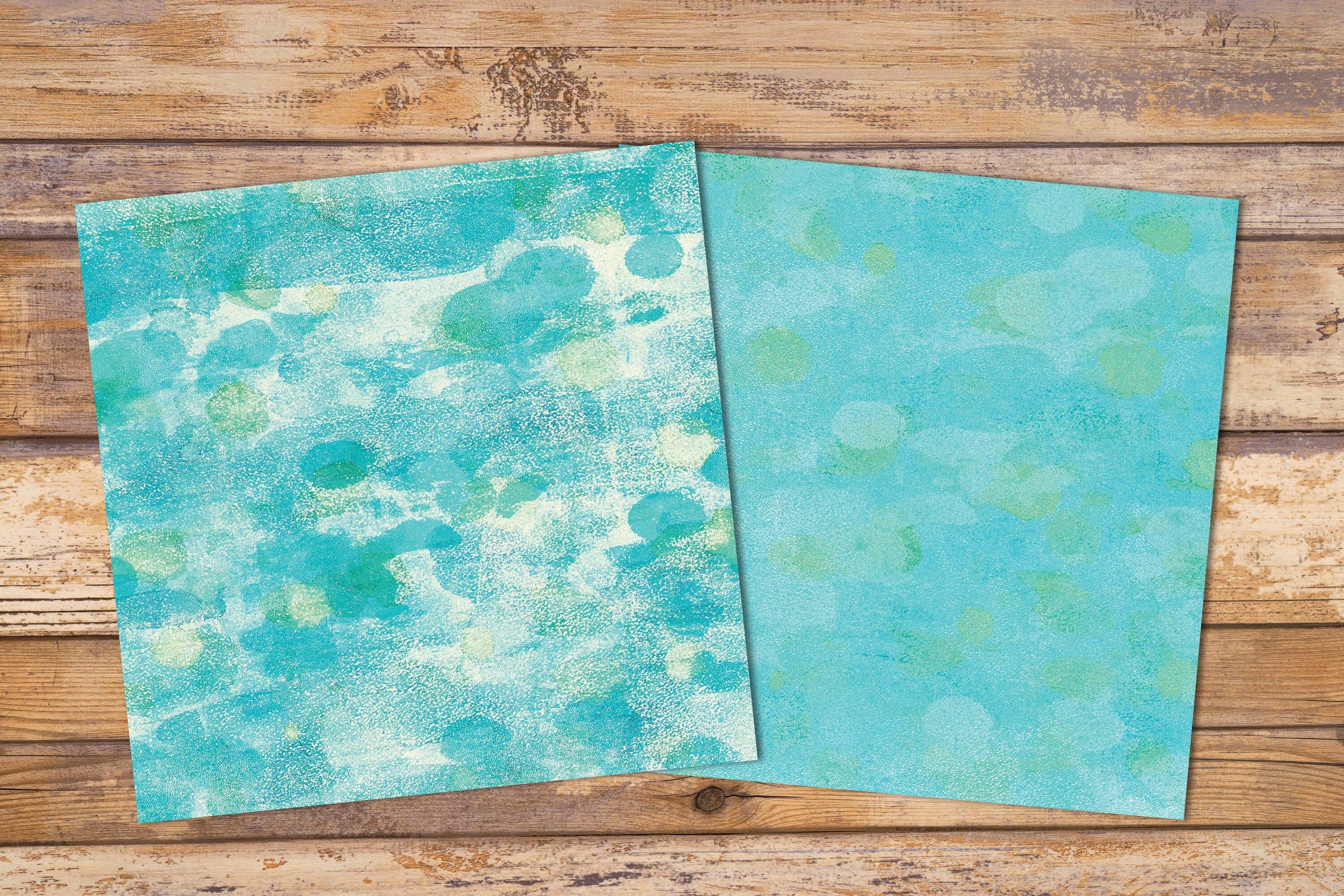 12 Digital Textures Blue Storm Printable Collage Papers - Etsy