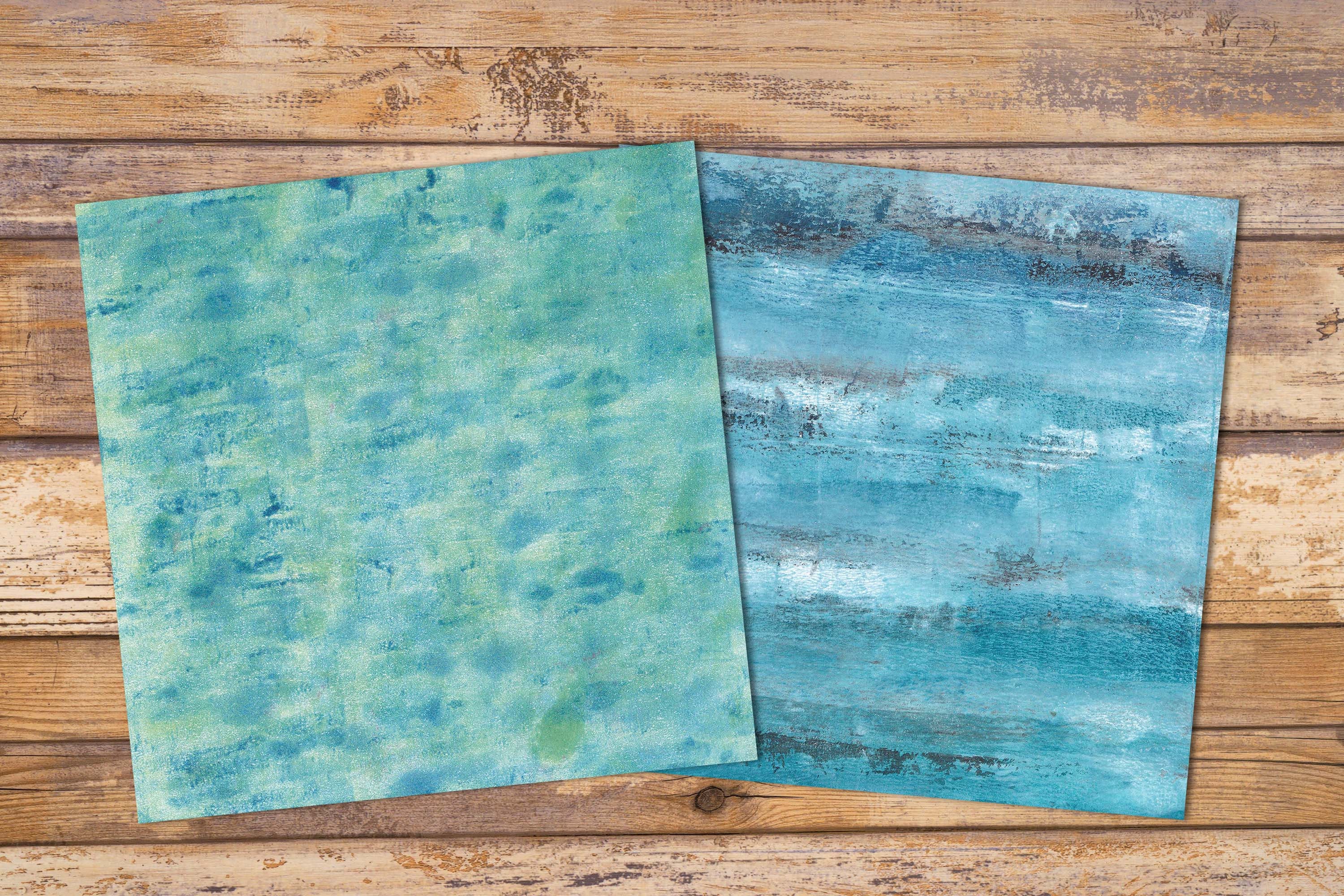 12 Digital Textures Blue Storm Printable Collage Papers - Etsy