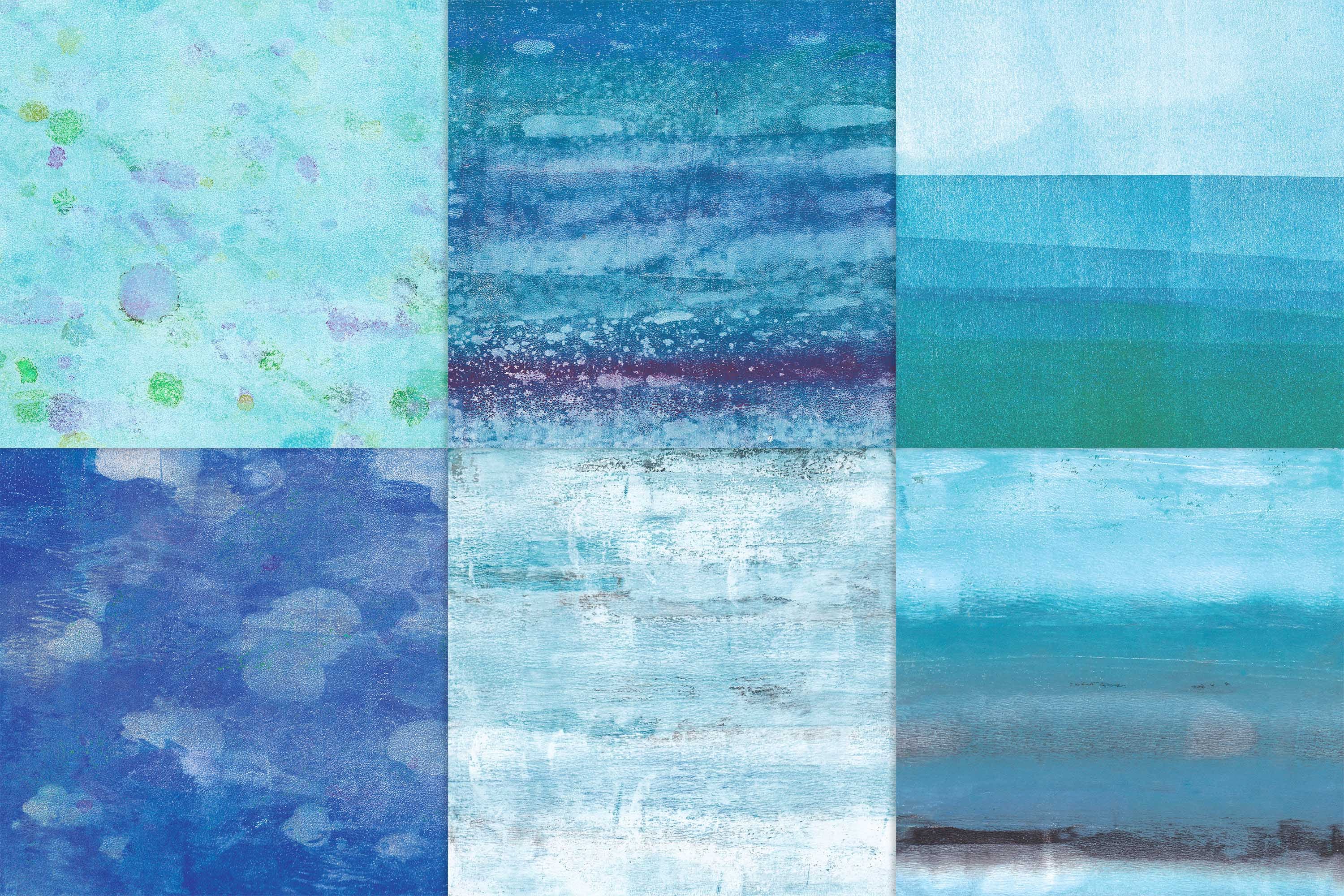 12 Digital Textures Blue Storm Printable Collage Papers - Etsy