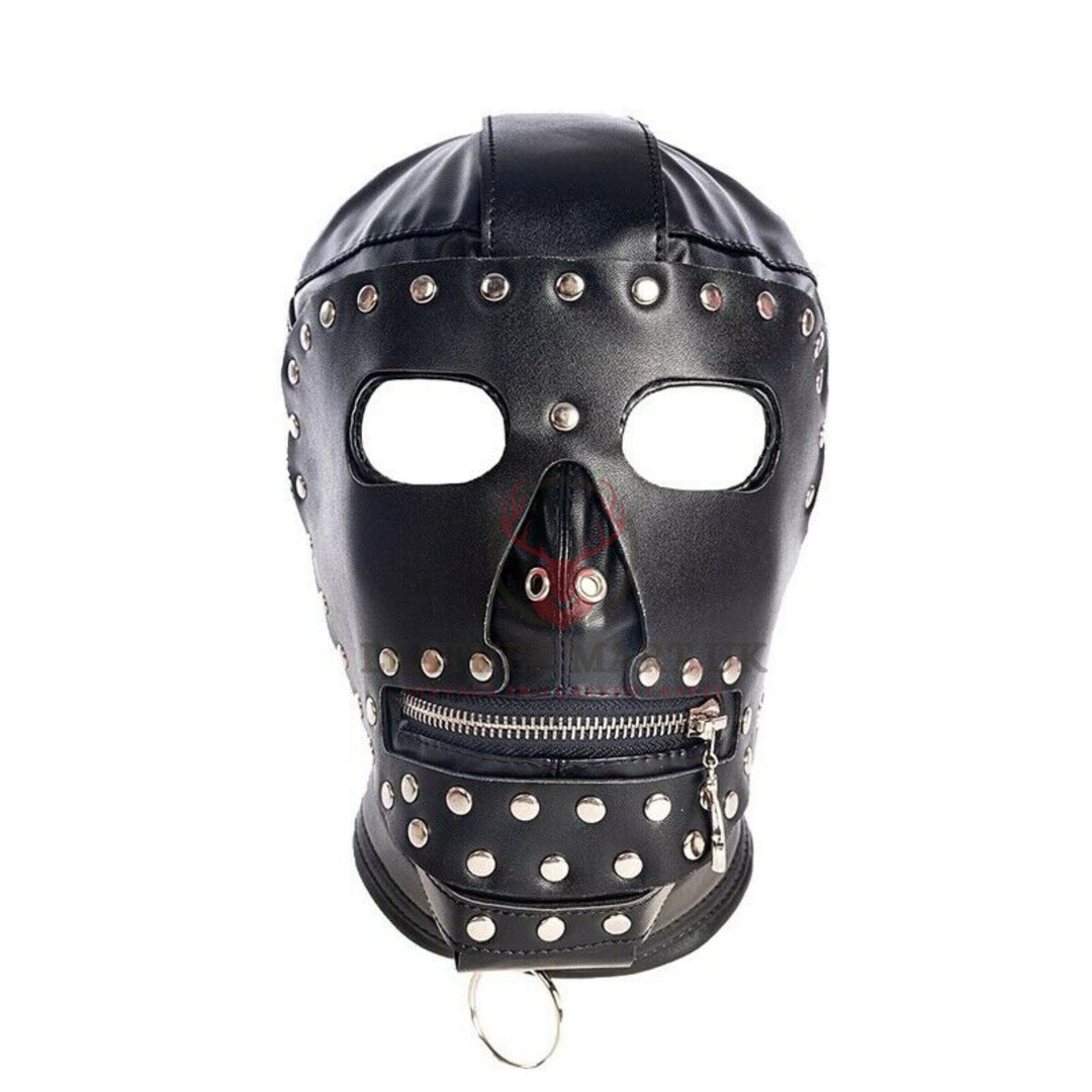 Supreme Master 100% Genuine Leather Sugar Daddy Mask Hood - Etsy