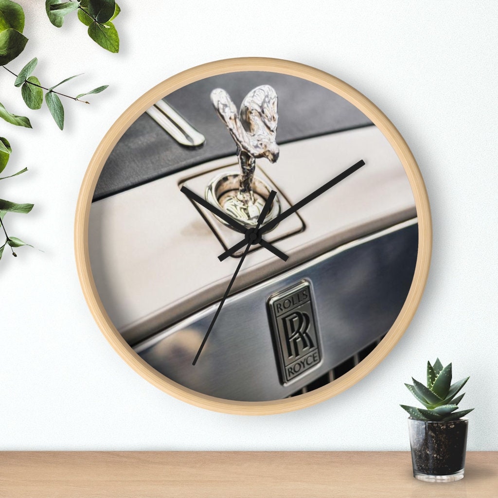 Rolls Royce, Wall Clock, Wall Decor, Home & Living, Wall Hangings - Etsy
