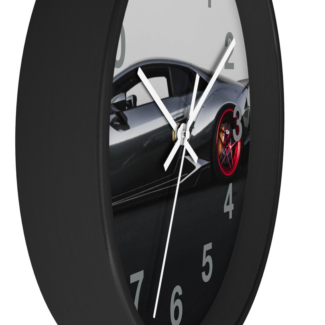 Lamborghini, Wall Clock, Wall Decor, Home & Living, Wall Hangings - Etsy
