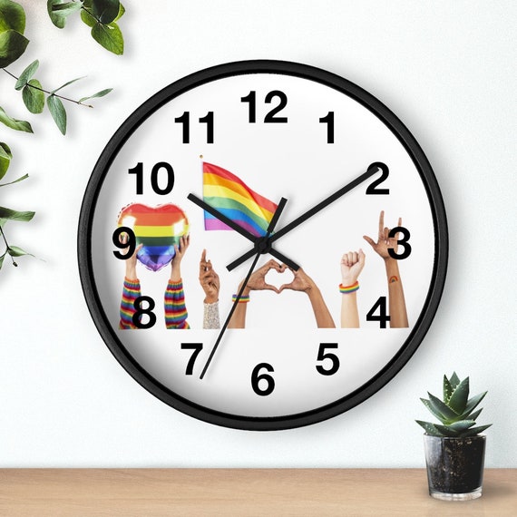 Love is Love Wall Clock LGBTQ Gift Home & Living Home | Etsy