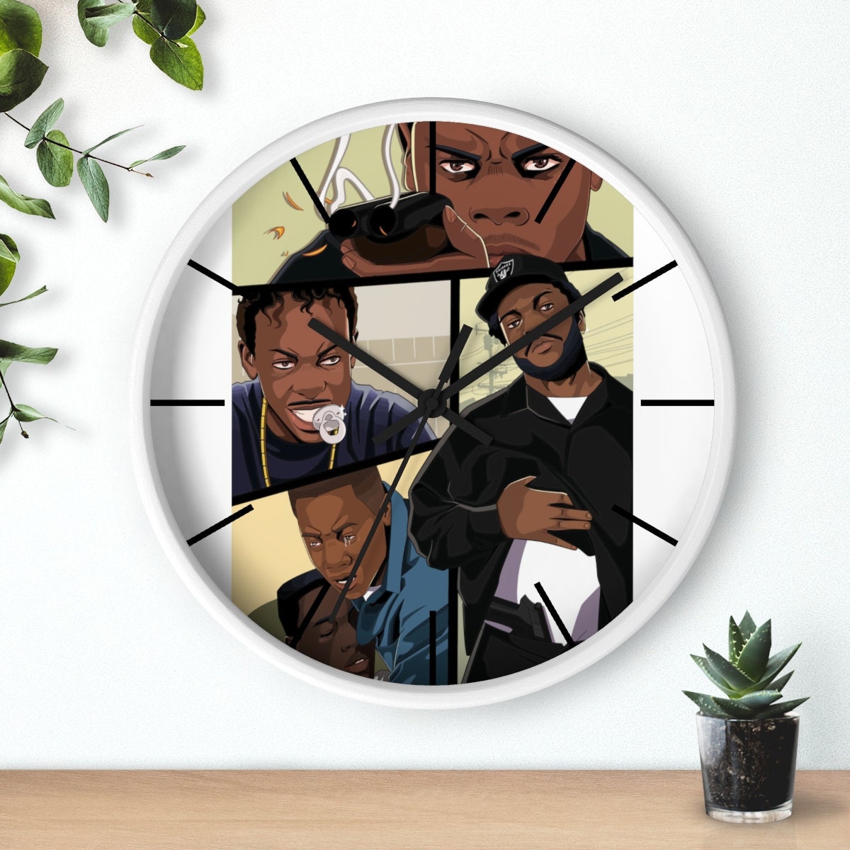 90s Wall Clock Wall Decor Home & Living Wall Hangings - Etsy