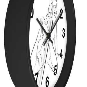 Pin-up Girl, Wall Clock, Wall Decor, Home & Living - Etsy