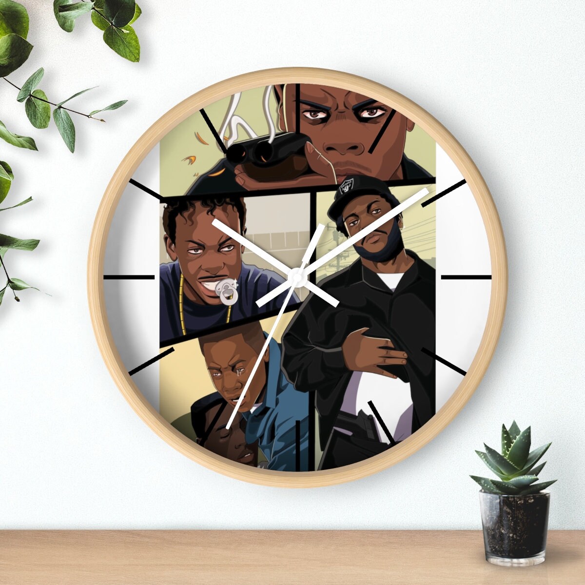 90s, Wall Clock, Wall Decor, Home & Living, Wall Hangings - Etsy