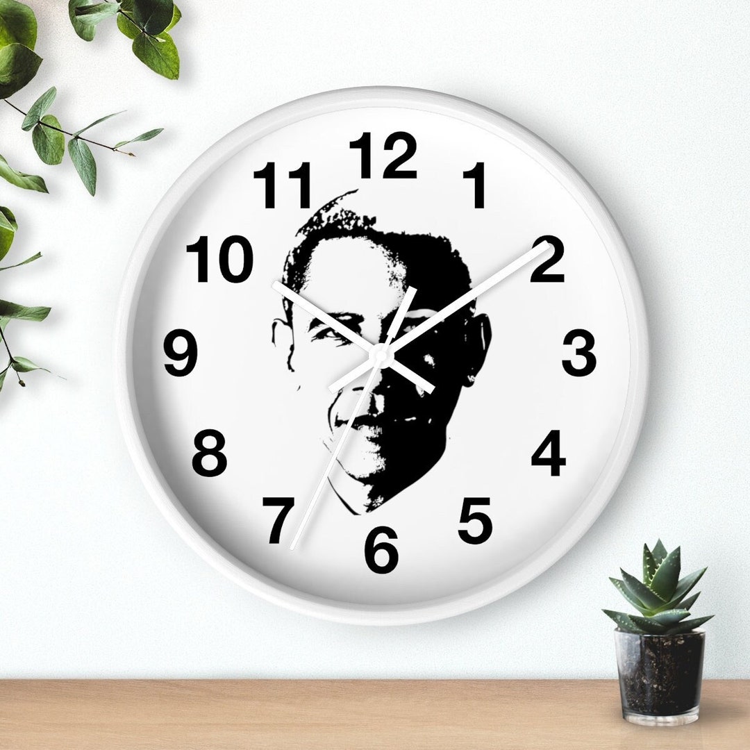 Barack Obama, Wall Clock - Etsy