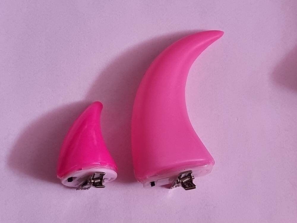 Rem Ram Rezero Horn Glow in the Dark Cosplay Prop Pink Cool - Etsy