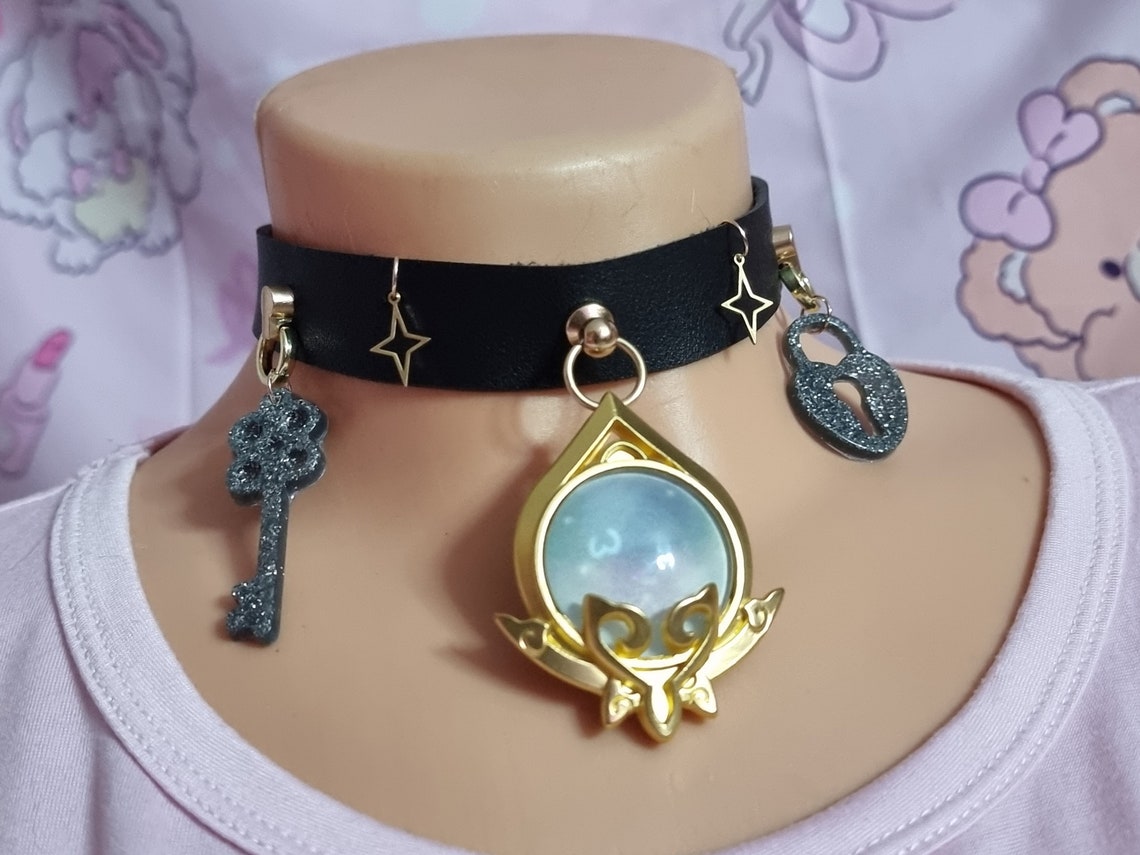 Masterless Sumeru Choker Genshin Inspired Glow Vision Magical - Etsy
