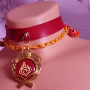 Pyro Mystery Box Surprise Choker Genshin Inspired Yoimiya Vision ...