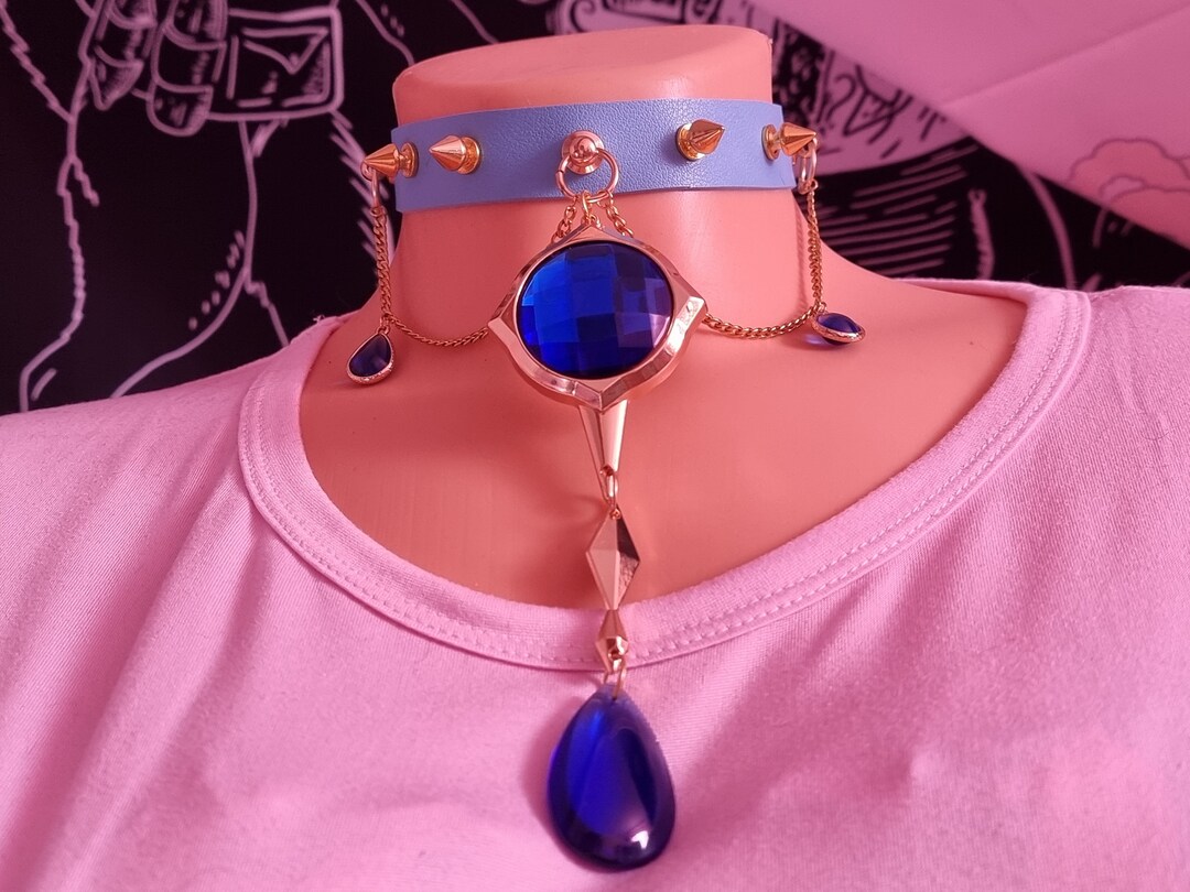 Fontaine Hydro Vision Furina Inspired Choker Collar Elegance ...