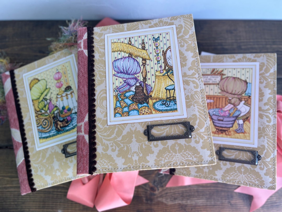 Handmade Sweet Memories Vintage Girl Collection Altered Book Memory ...