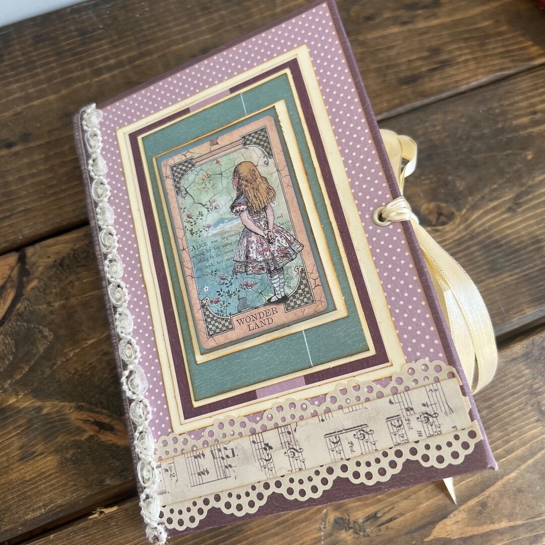Handmade wonderland Simply Alice Journal Junk Journal Diary Altered ...