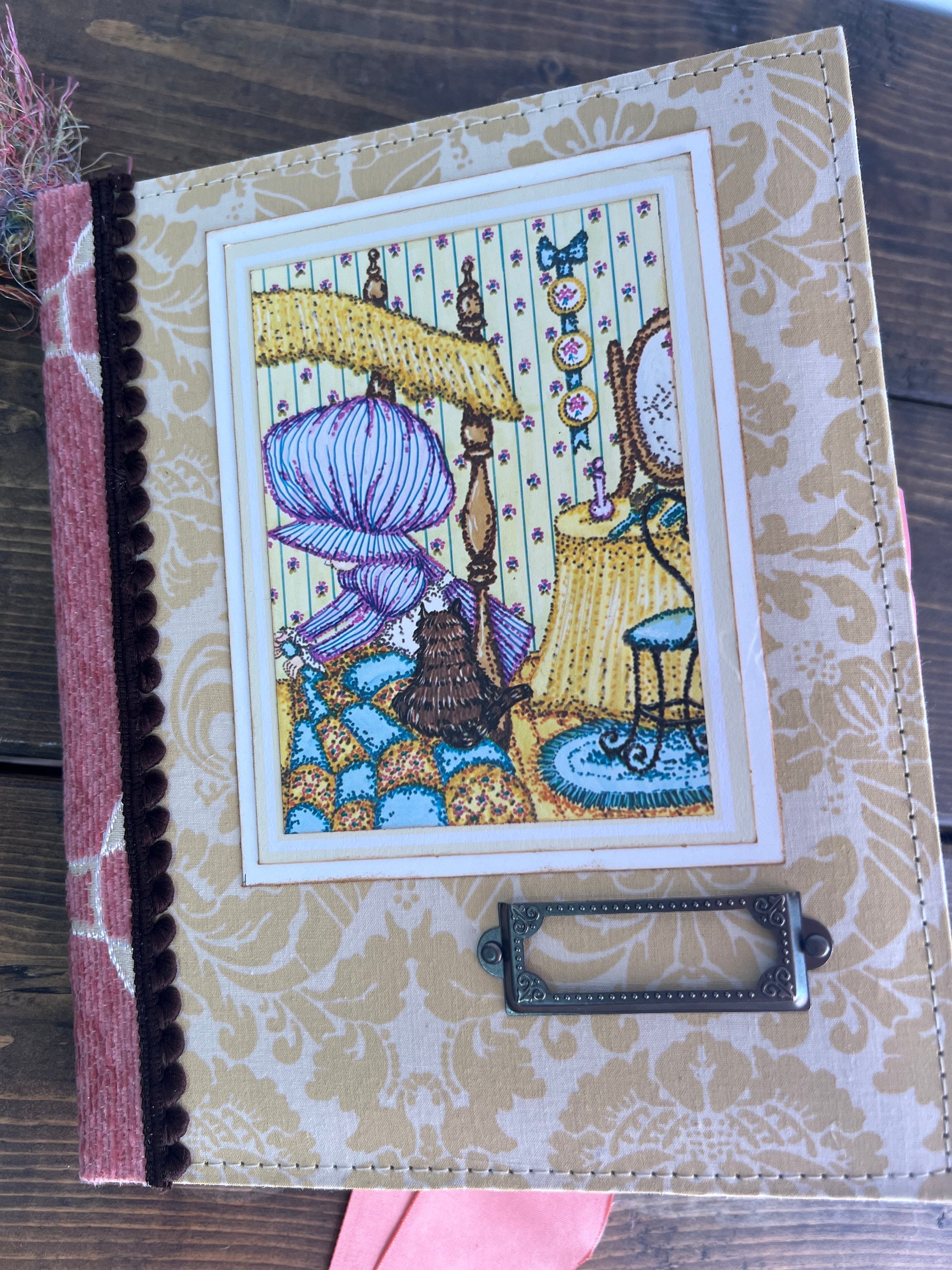 Handmade Sweet Memories Vintage Girl Collection Altered Book Memory ...
