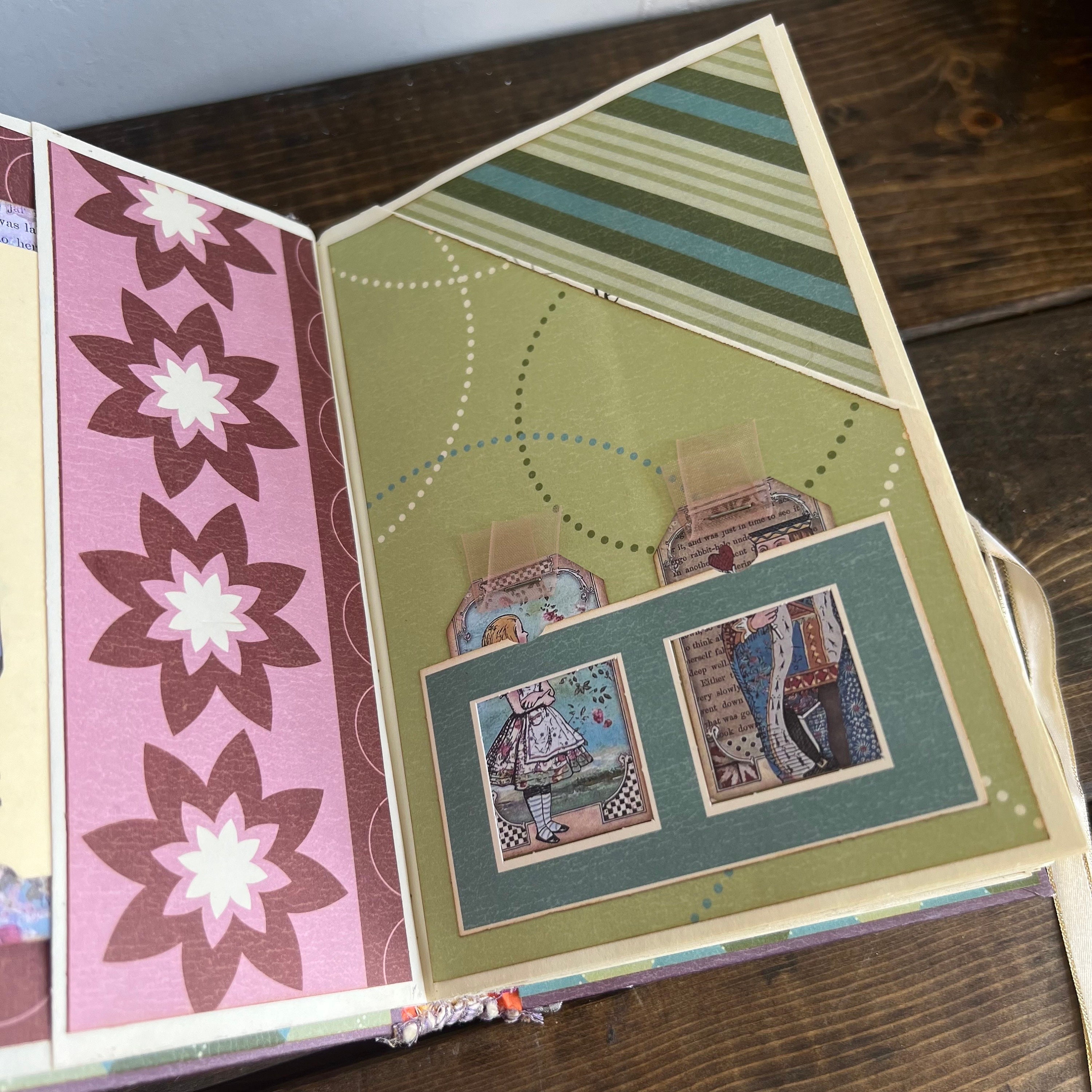 Handmade wonderland Simply Alice Journal Junk Journal Diary Altered ...