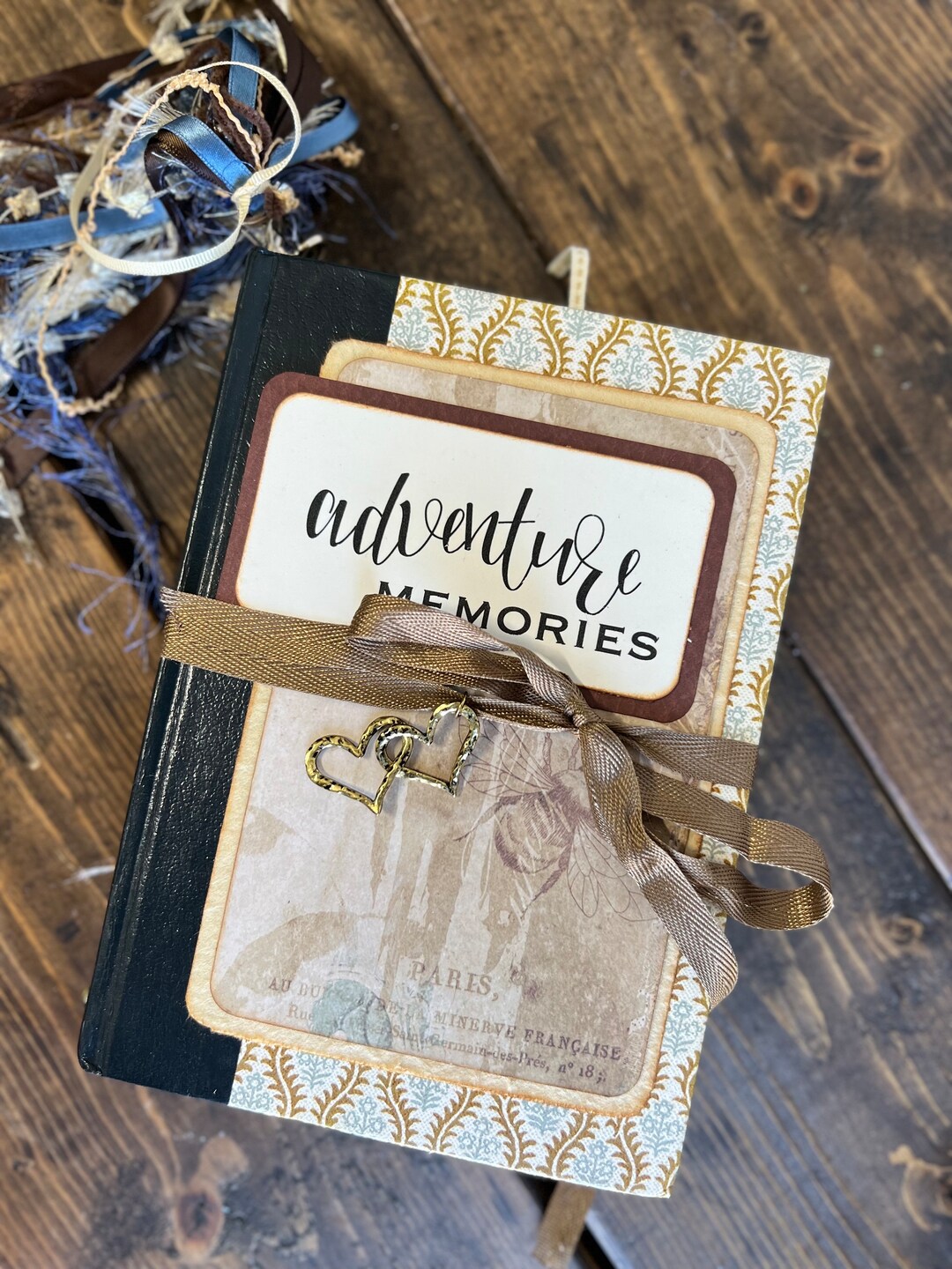 Handmade Edwardian adventure Memories Memory Journal Junk Journal Diary ...