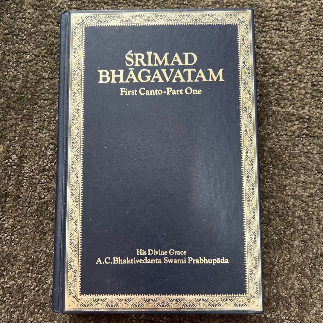 Srimad Bhagavatam First Canto-part One Hardcover Book 1978 A.C. Prabhupāda English Philosophy - Etsy