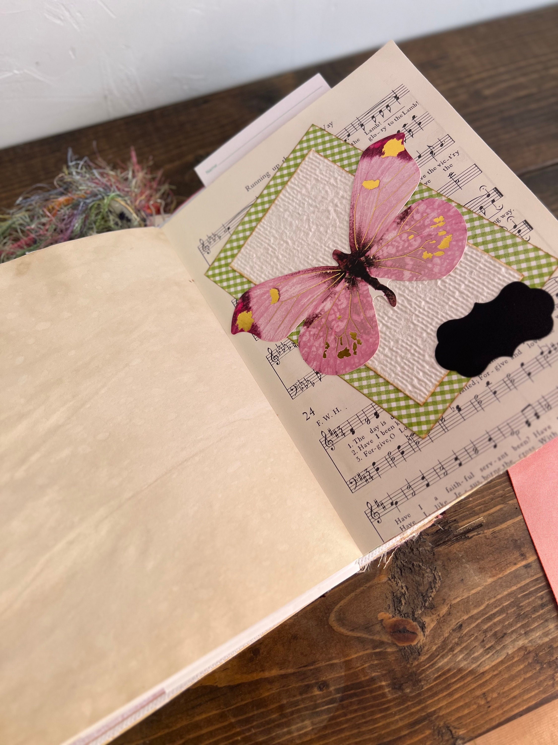 Handmade Sweet Memories Vintage Girl Collection Altered Book Memory ...