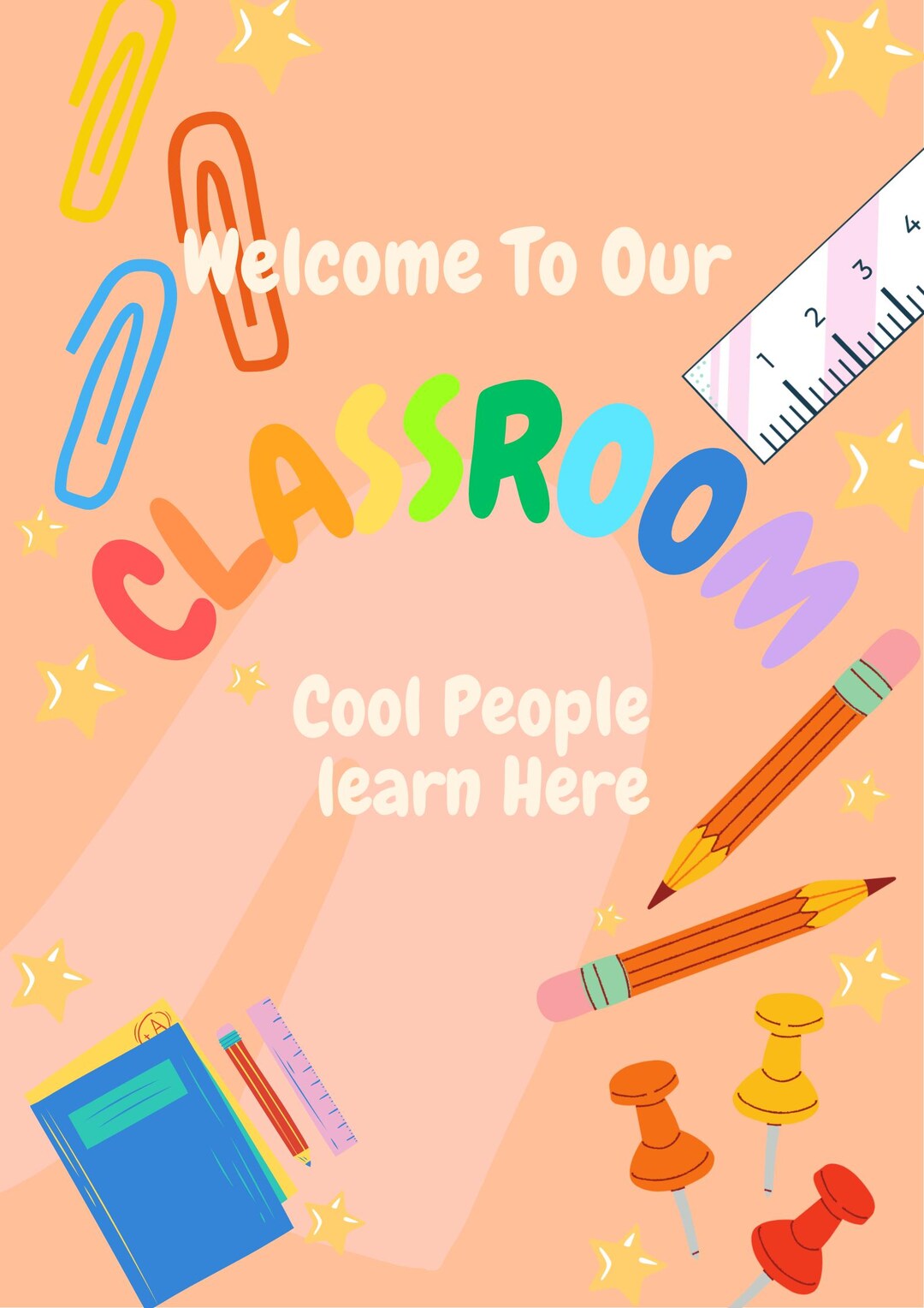 Welcome to Our Classroom Poster, Children, Learning, School - Etsy