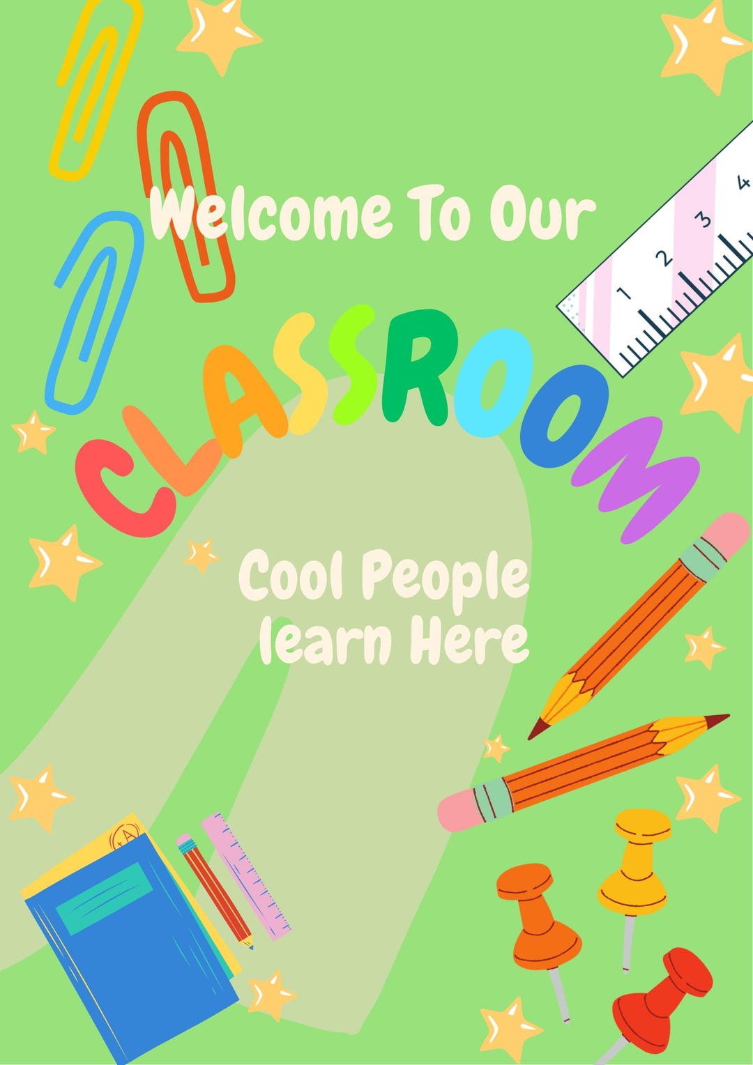 Welcome to Our Classroom Poster, Children, Learning, School - Etsy