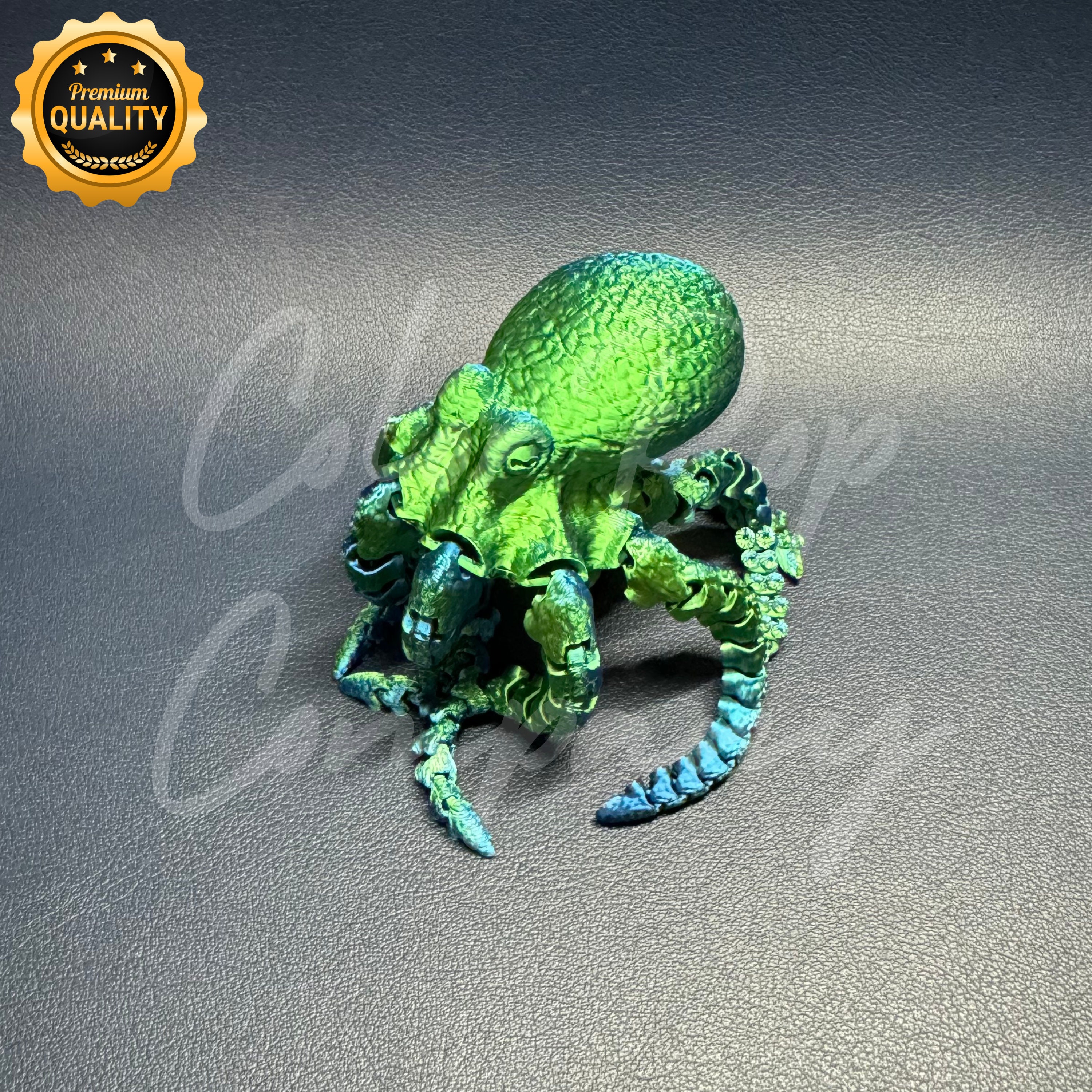 3D Printed Articulated Octopus: Flexible Fidget Toy, Sea Animal Lover ...