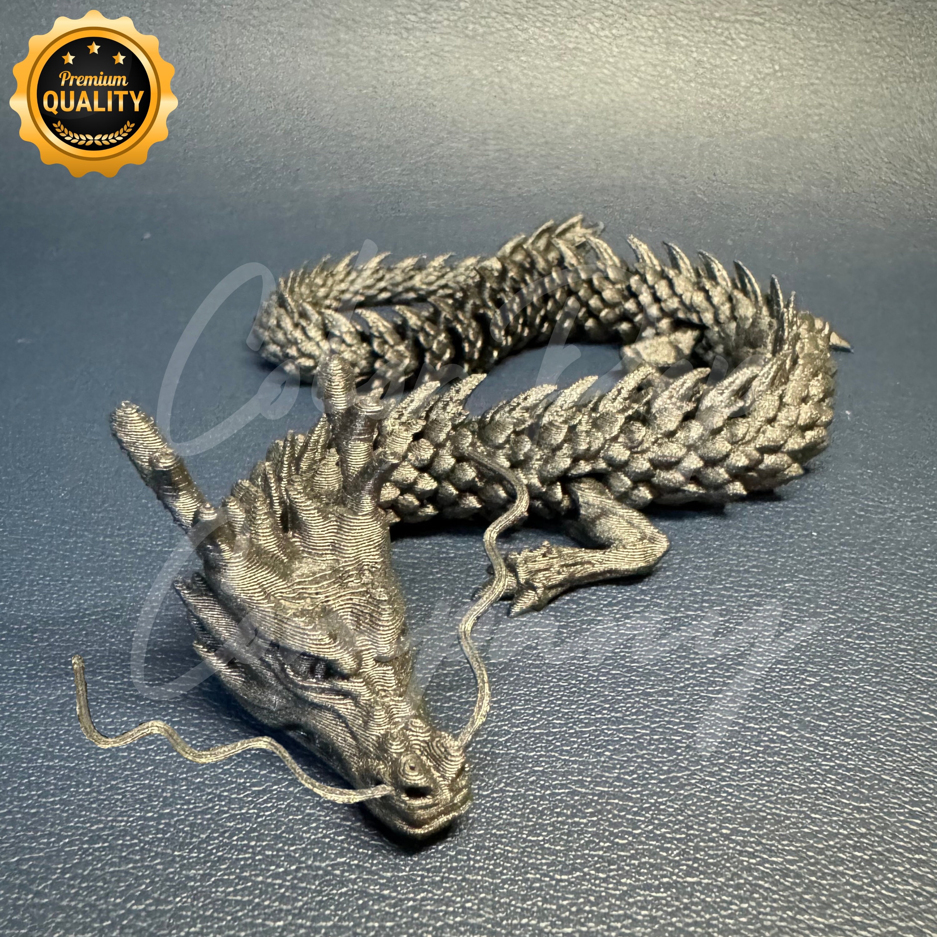 Articulated Chinese Dragon and Egg, Flexible Fidget Toy, Dragon Lovers ...