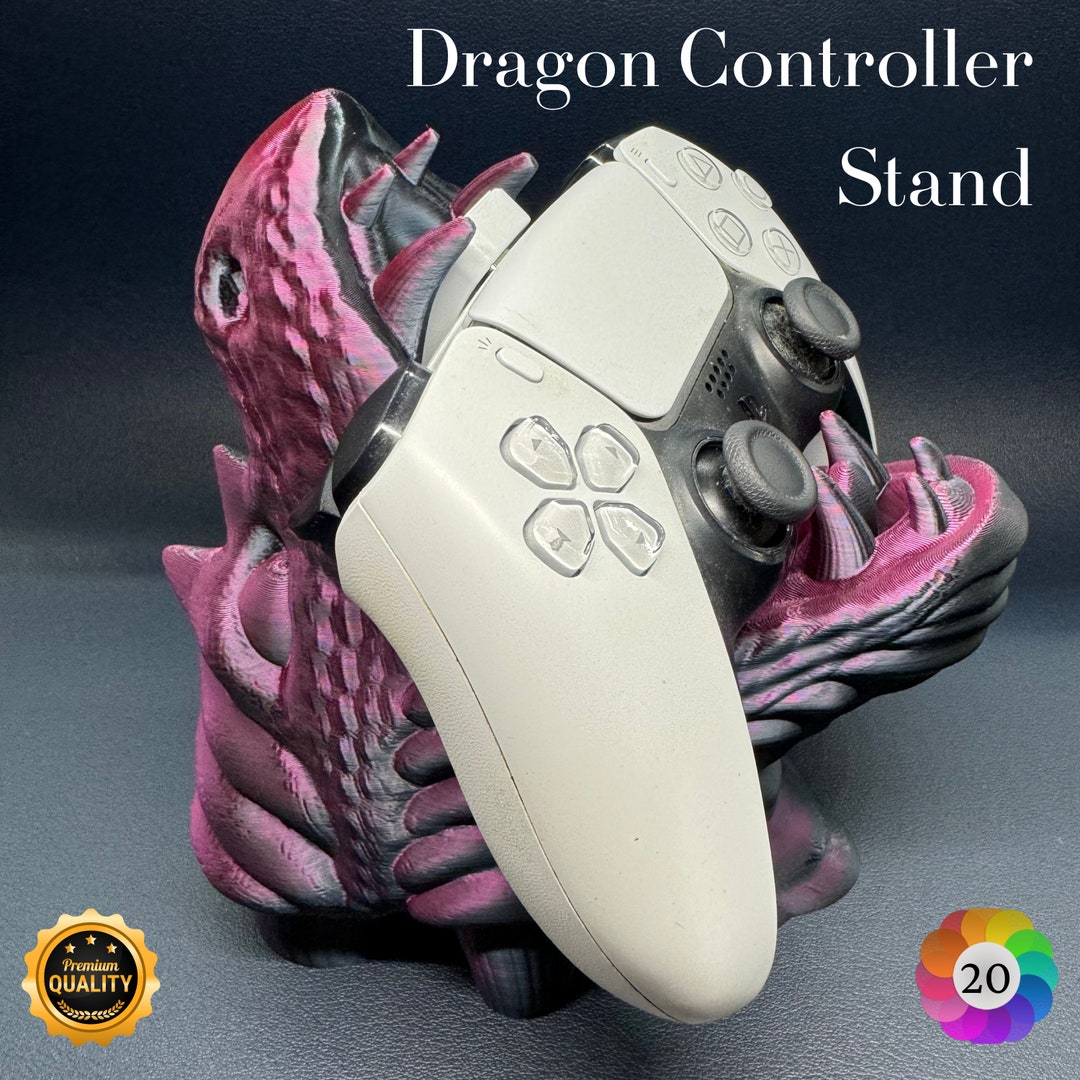 Dragon Head PS5, Xbox, Playstation Controller Stand 3D Printed Majestic ...