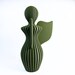 Elegant 3d-printed Angel Statue, Modern Angel Figurine, 14 Matte ...