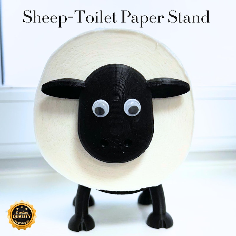 Shaun the Sheep Toilet Paper Roll Holder - Etsy UK