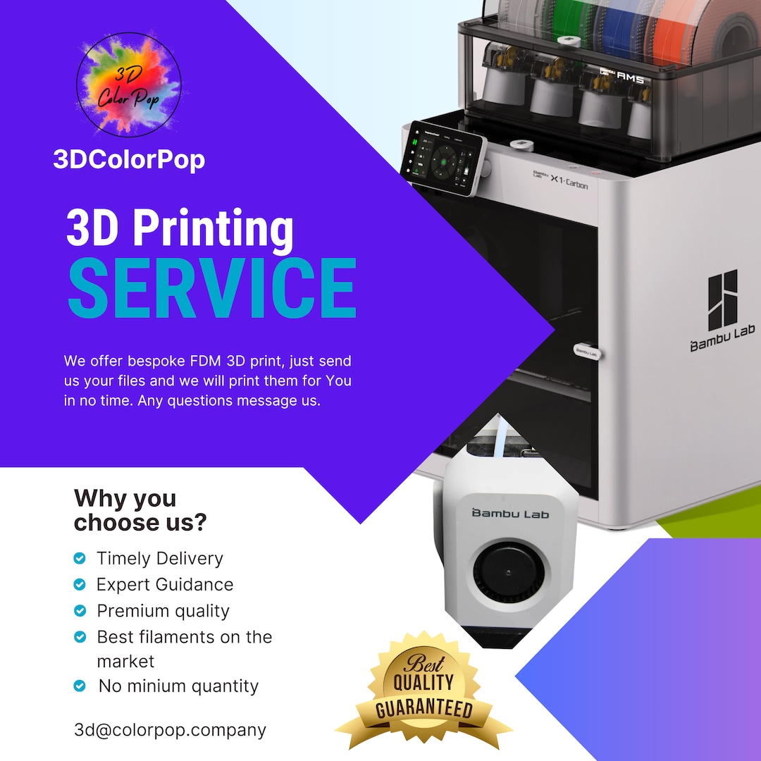 3D Printing Service UK Professional, Custom 3D Printing Service, FDM ...